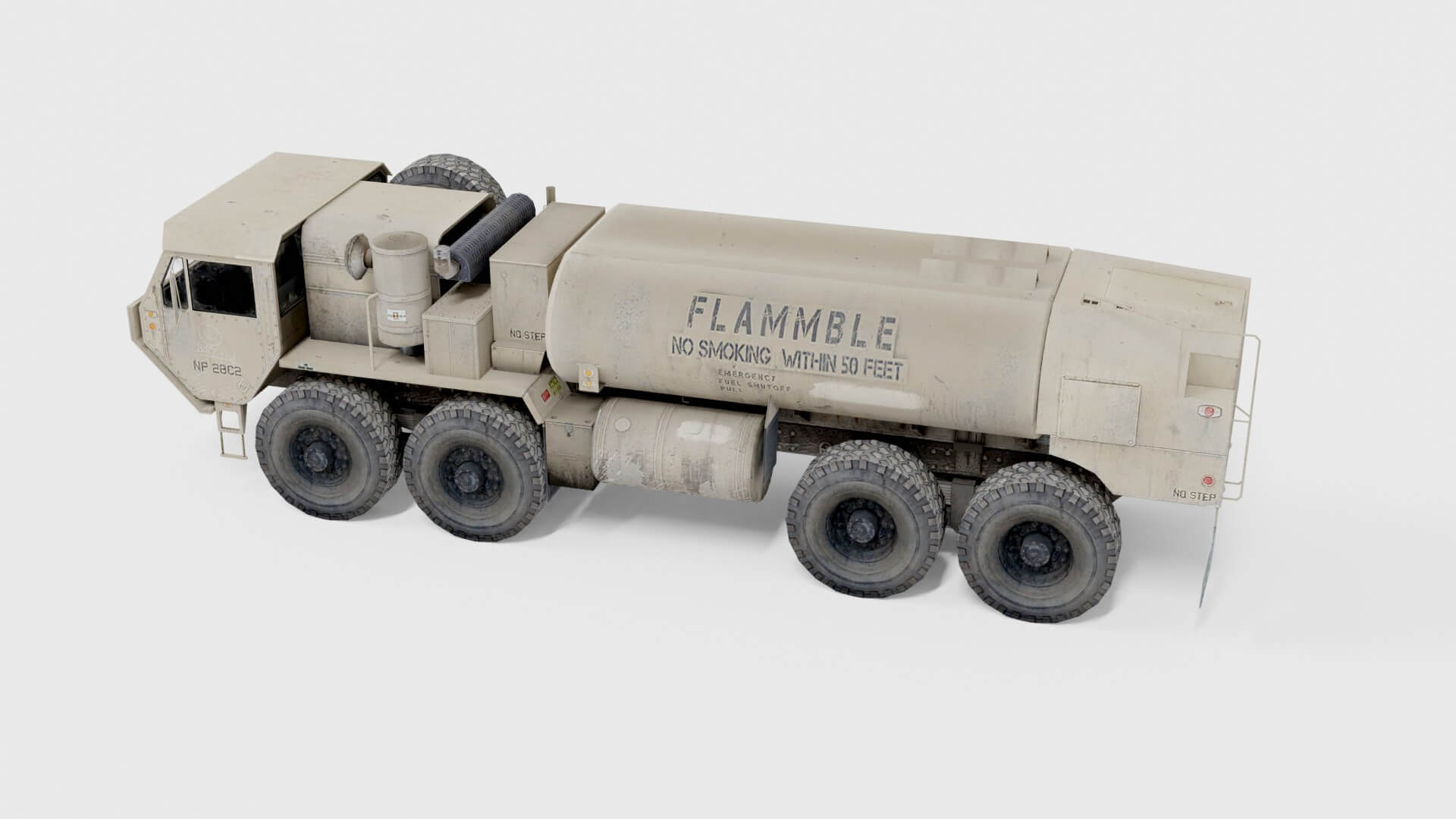 M978 Army Truck - 3D Model by H3afDya