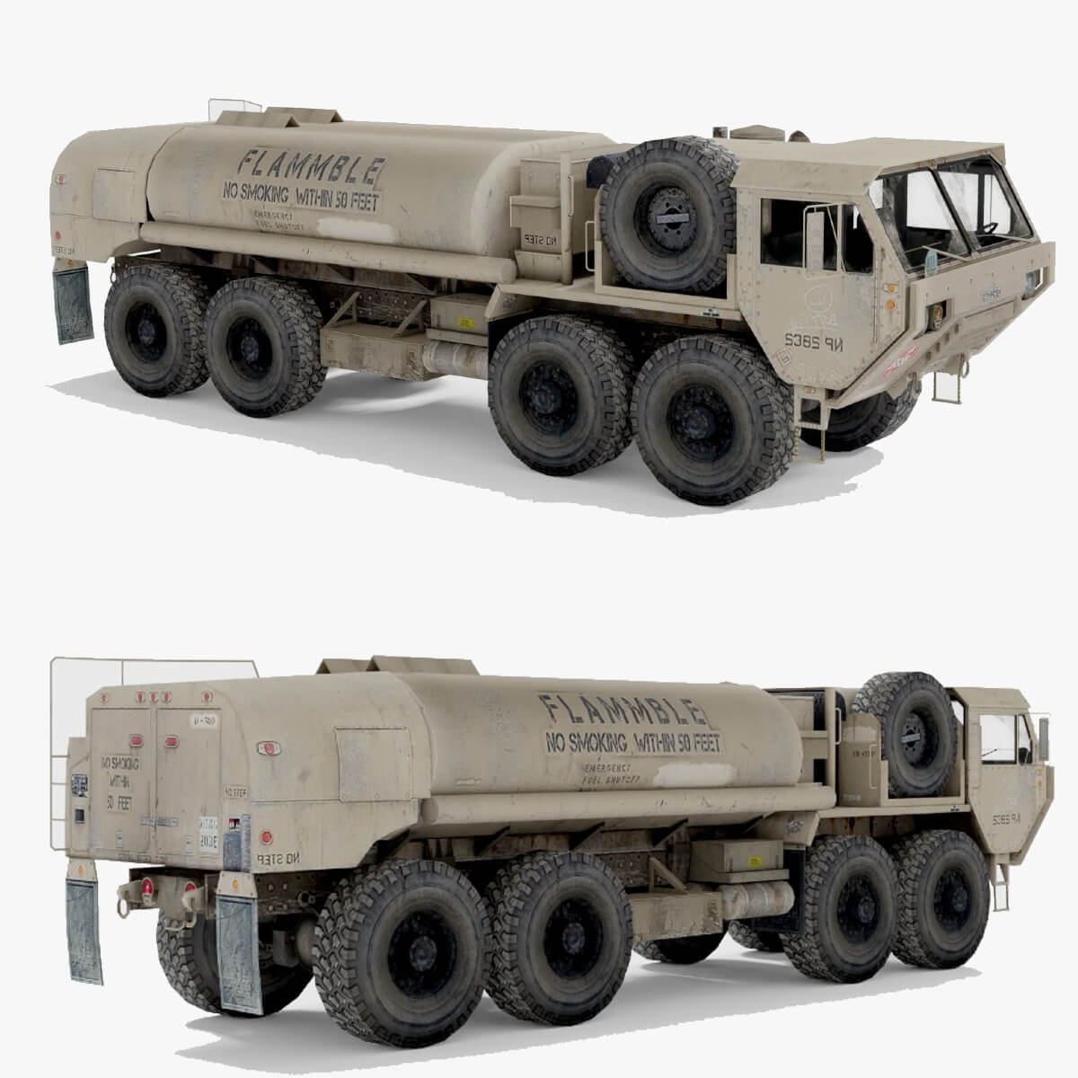 M978 Army Truck - 3D Model by H3afDya