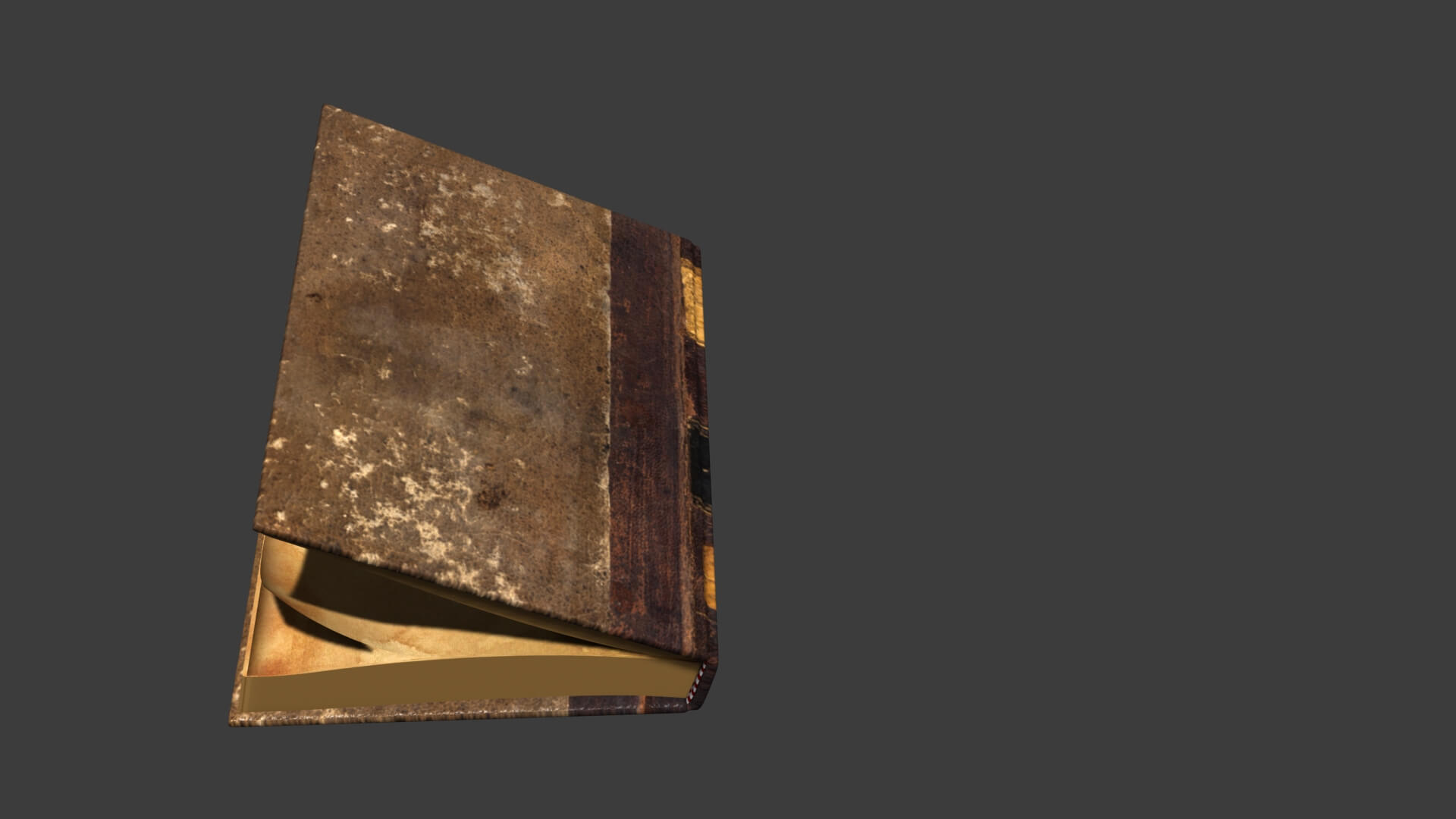 Old Cover Book - 3D Model by H3afDya