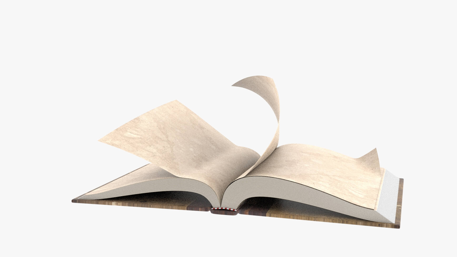 Old Book - 3D Model by H3afDya