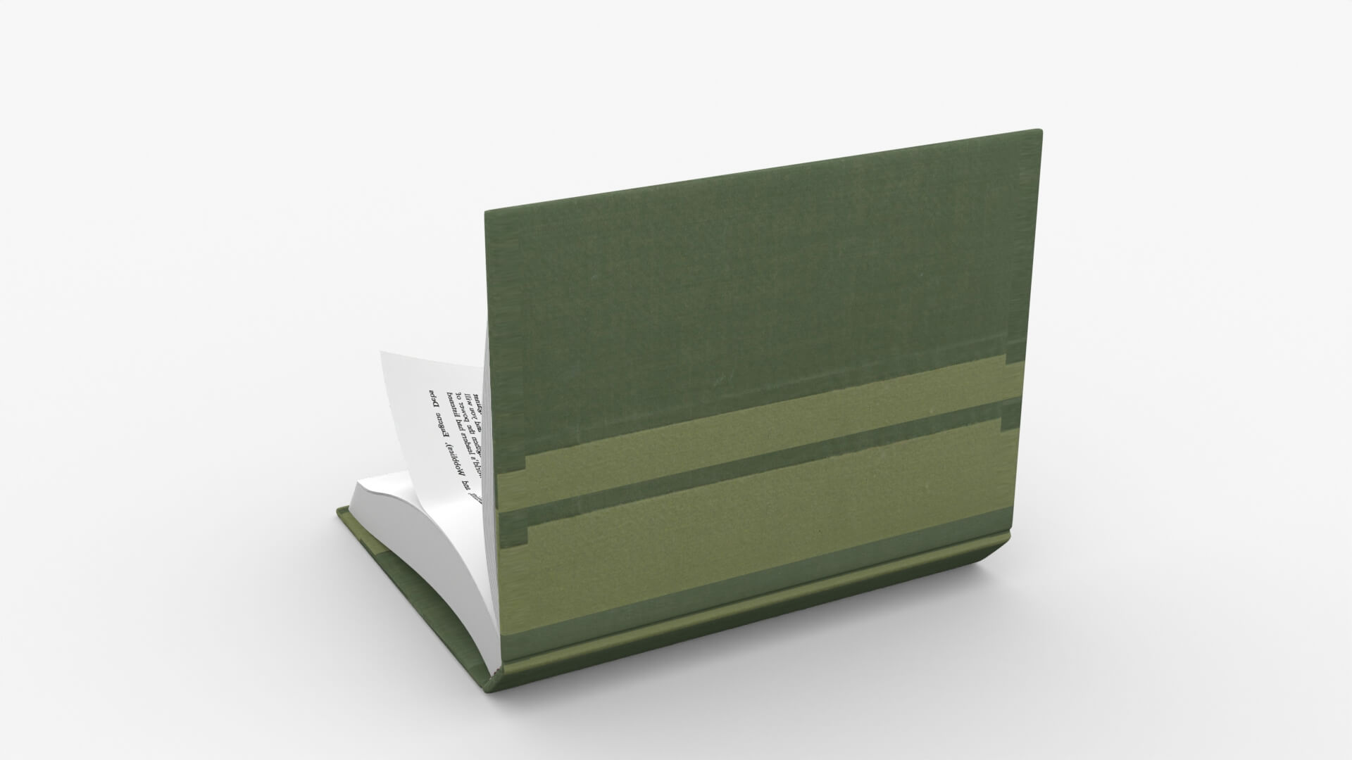 Olive Green Color Book - 3D Model by H3afDya