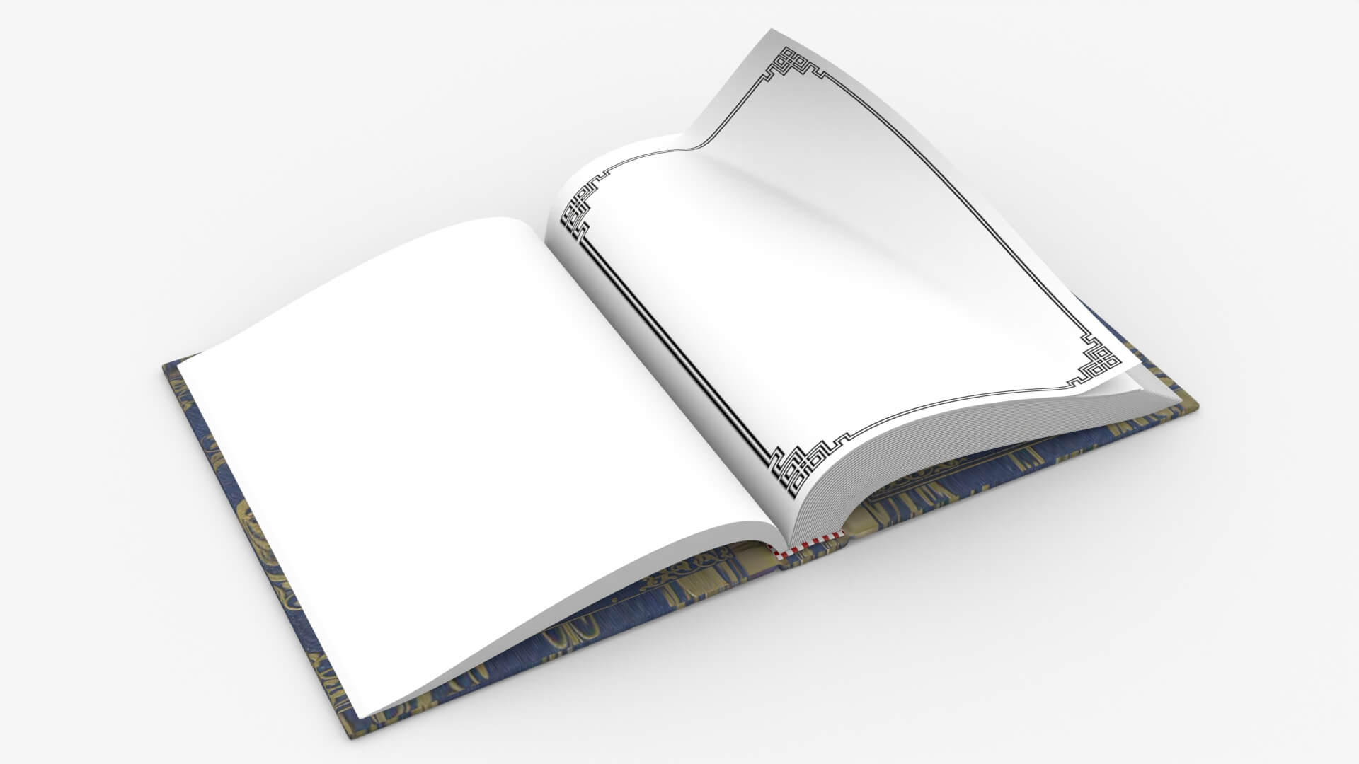 Royal Blue Book - 3D Model by H3afDya