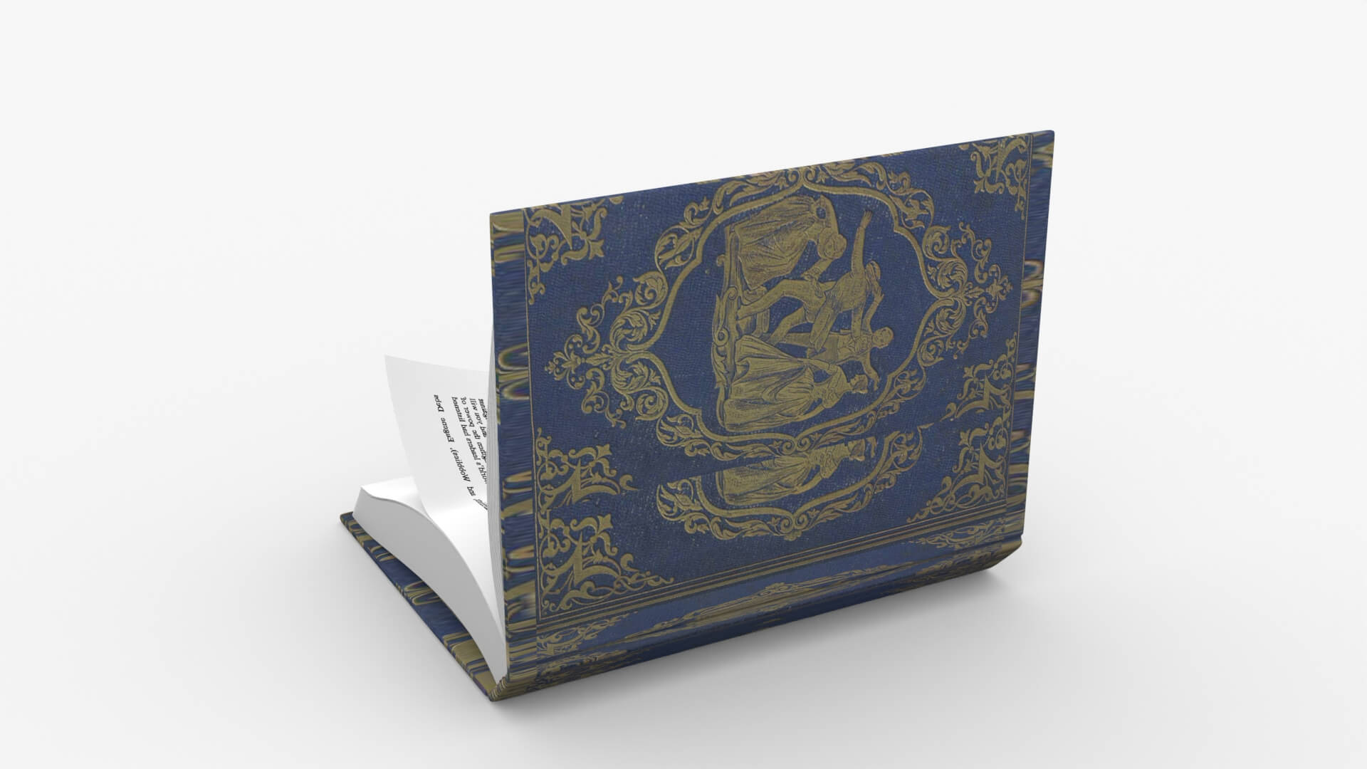 Royal Blue Book - 3D Model by H3afDya