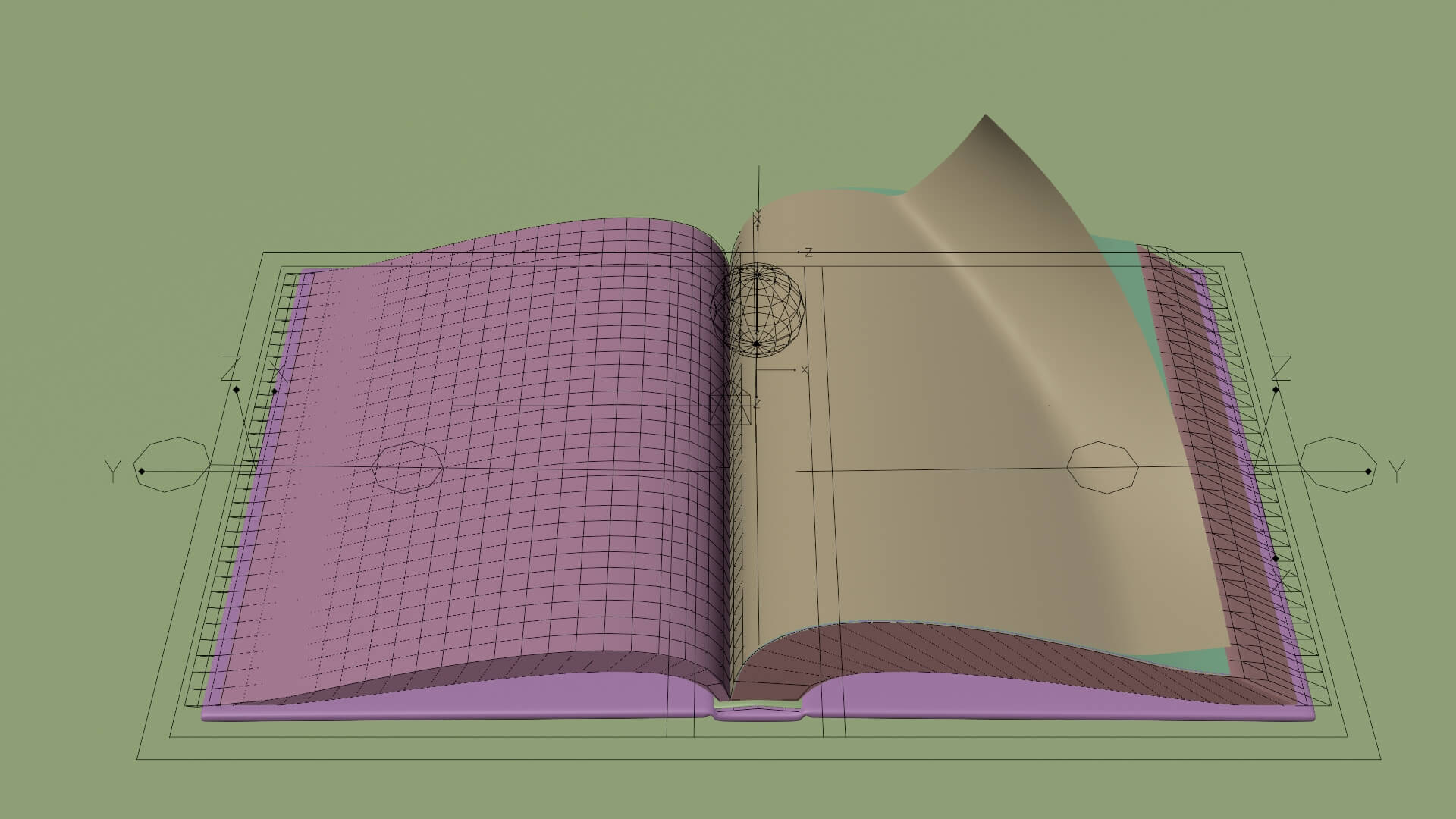 Royal Blue Book - 3D Model by H3afDya