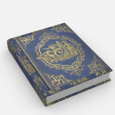 Royal Blue Book - 3D Model by H3afDya