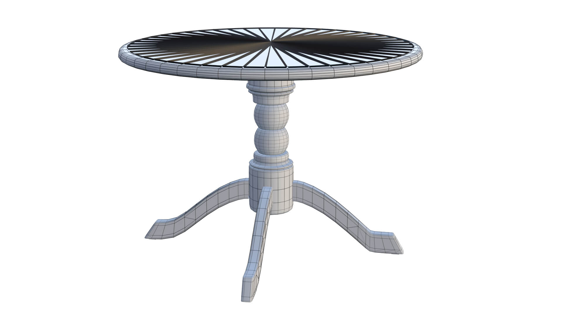 Small Round Table - 3D Model by H3afDya