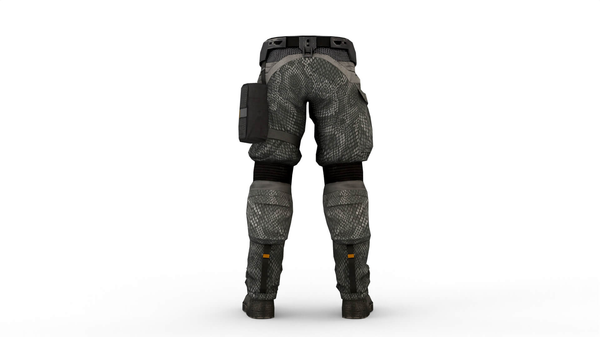 Tactical Stealth Armor Pants 3D Model by H3afDya