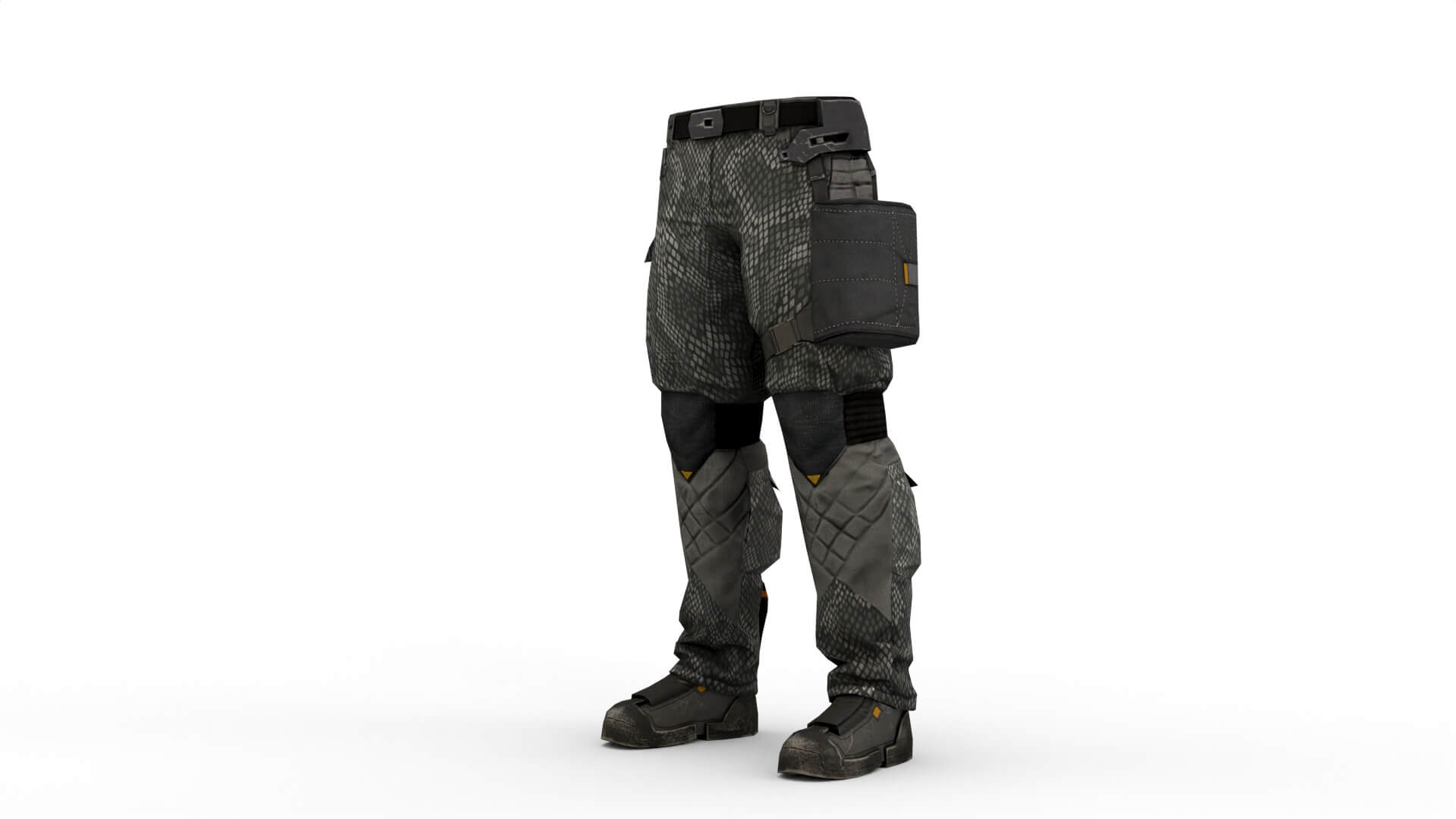 Tactical Stealth Armor Pants 3D Model by H3afDya