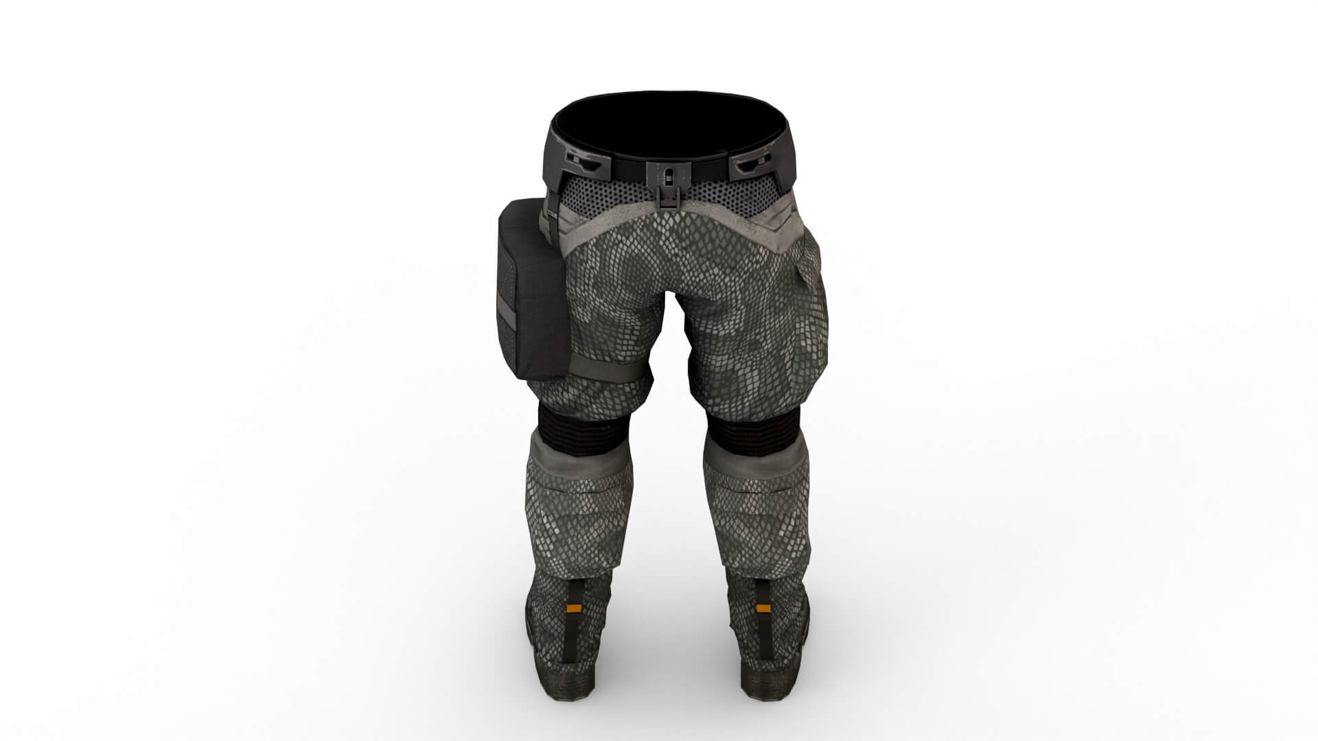 Tactical Stealth Armor Pants 3D Model by H3afDya