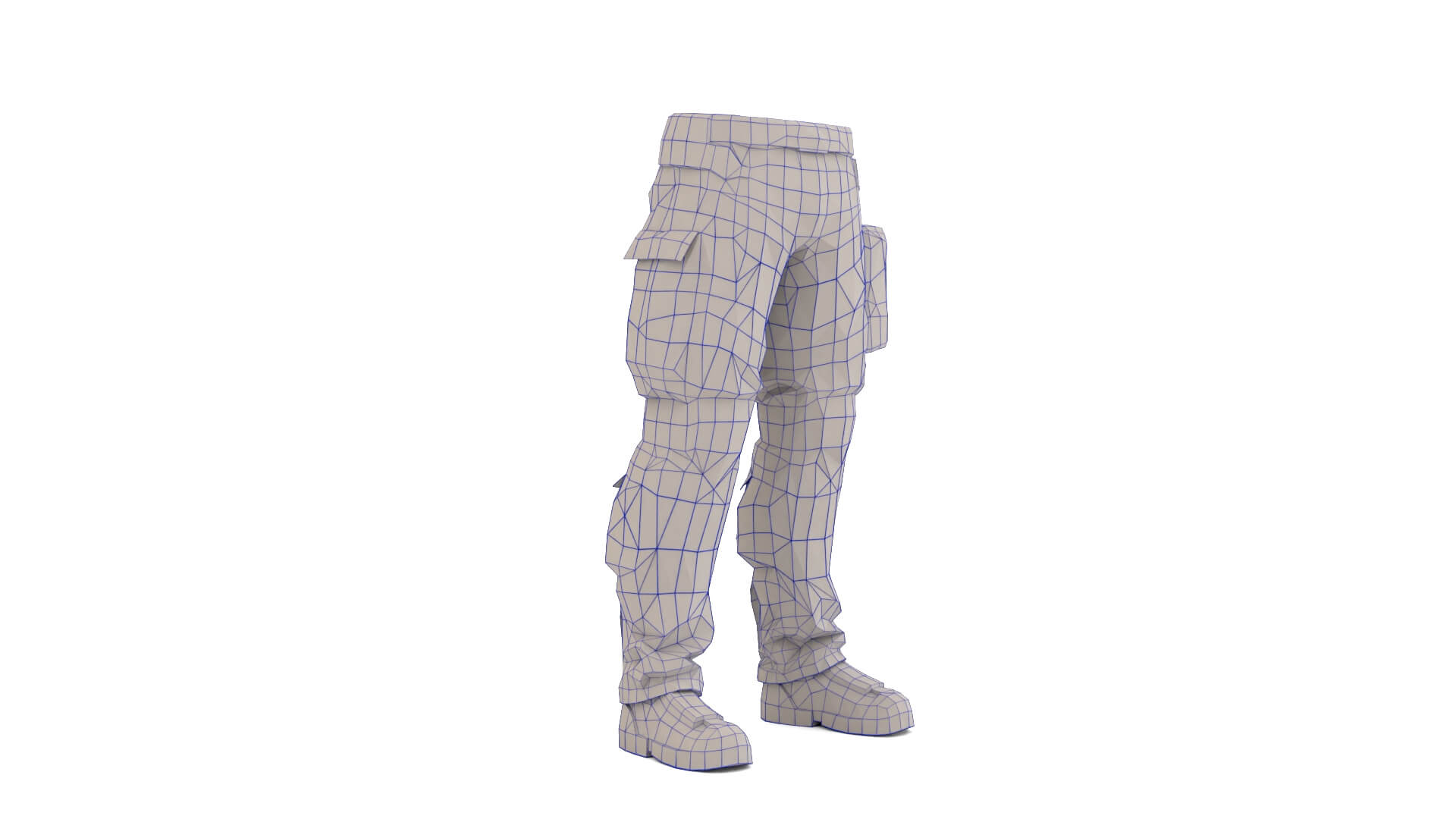Tactical Stealth Armor Pants 3D Model by H3afDya
