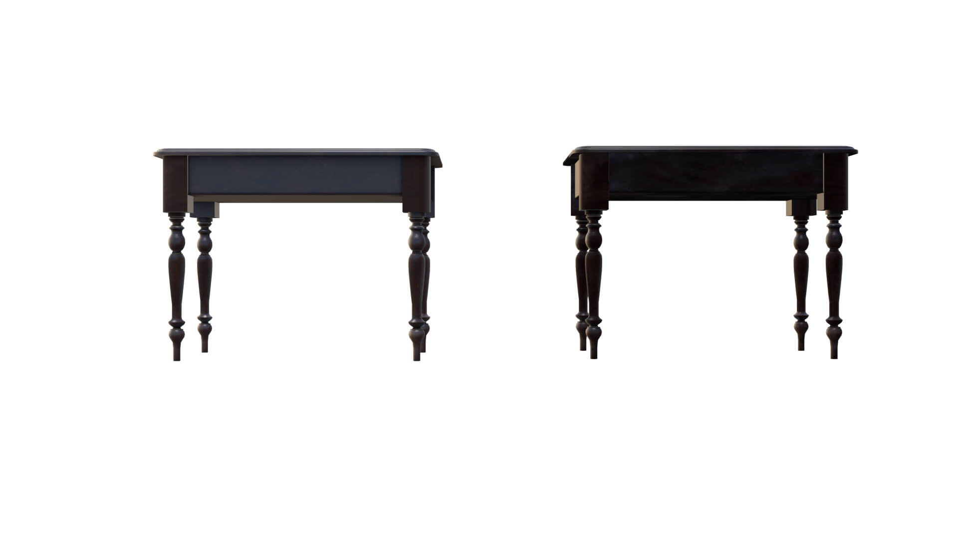 Traditional Wood Table - 3D Model by H3afDya