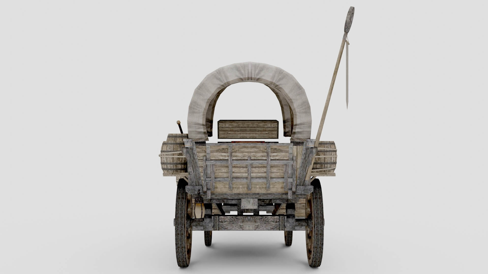 Wooden Carriage - 3D Model by H3afDya