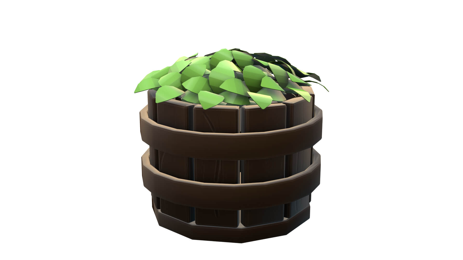 Wooden Planter - 3D Model by H3afDya