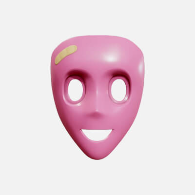 Bandage Mask - The Purge 3D Model by h3ydari96