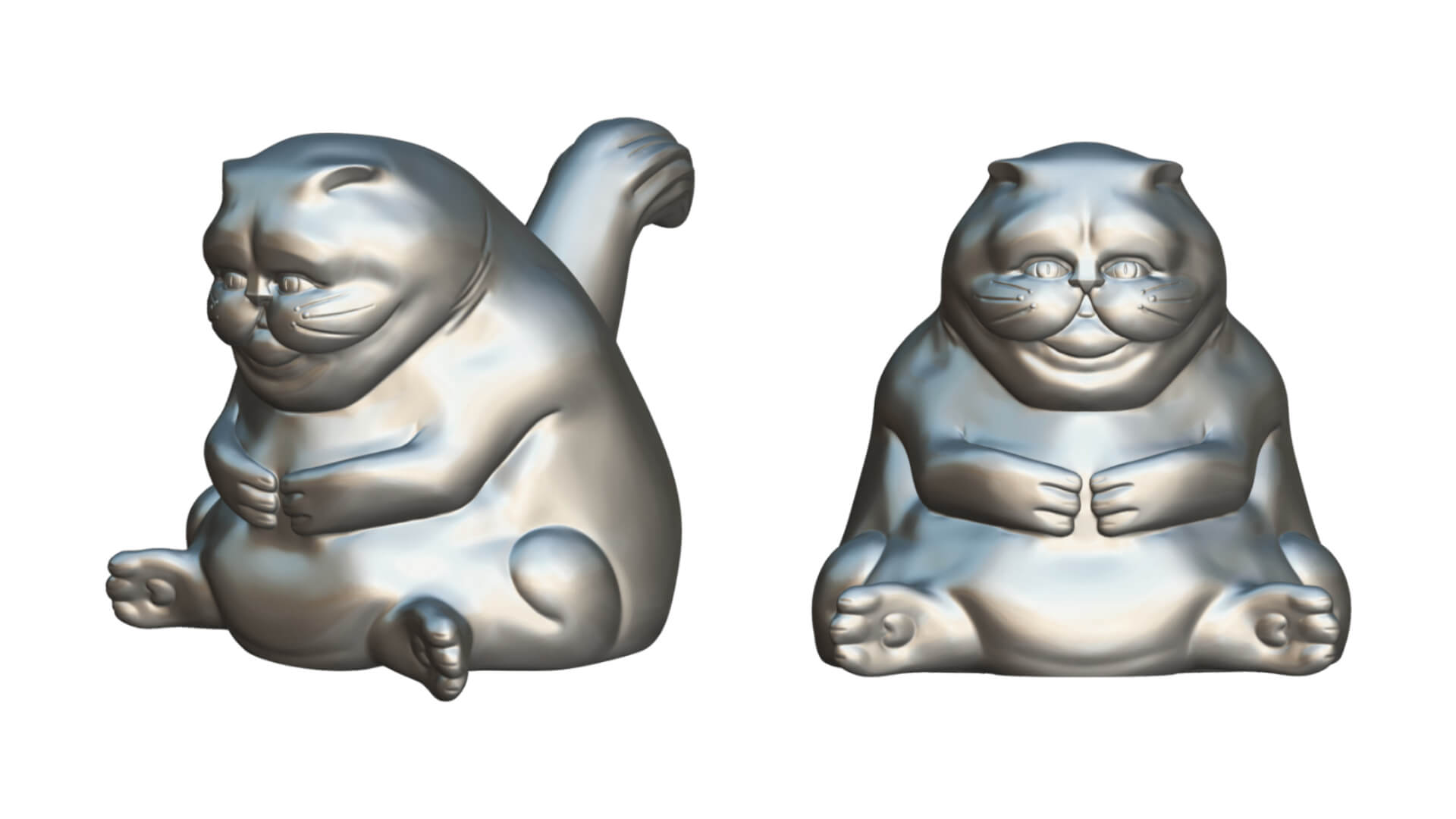 Fat Cat 3D Printable by h3ydari96