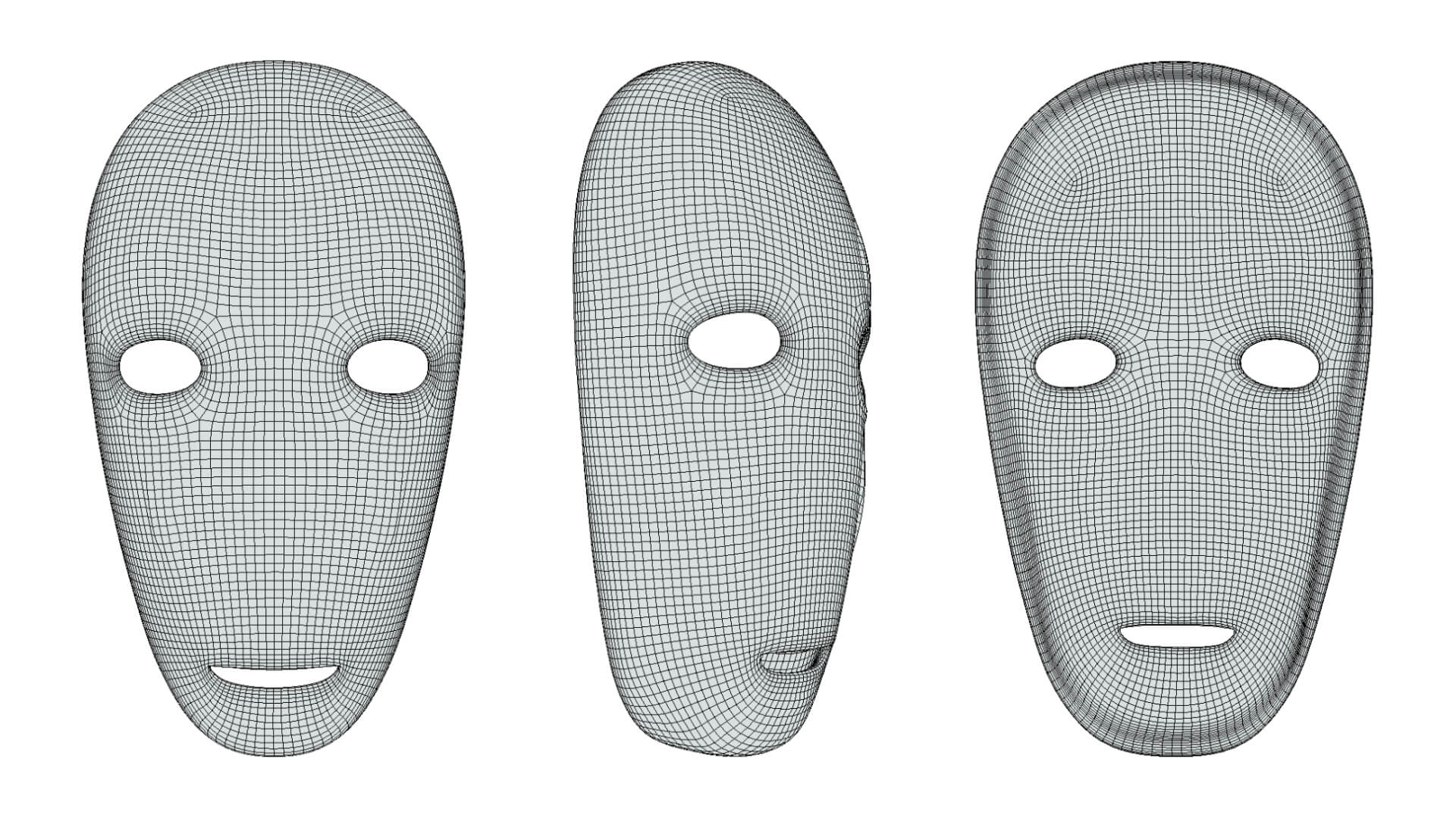 No Face Mask - Spirited Away 3D Model by h3ydari96