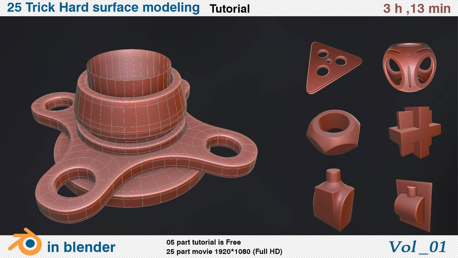 25 Trick Hard Surface Modeling 3D Tutorial By Hadibabaei