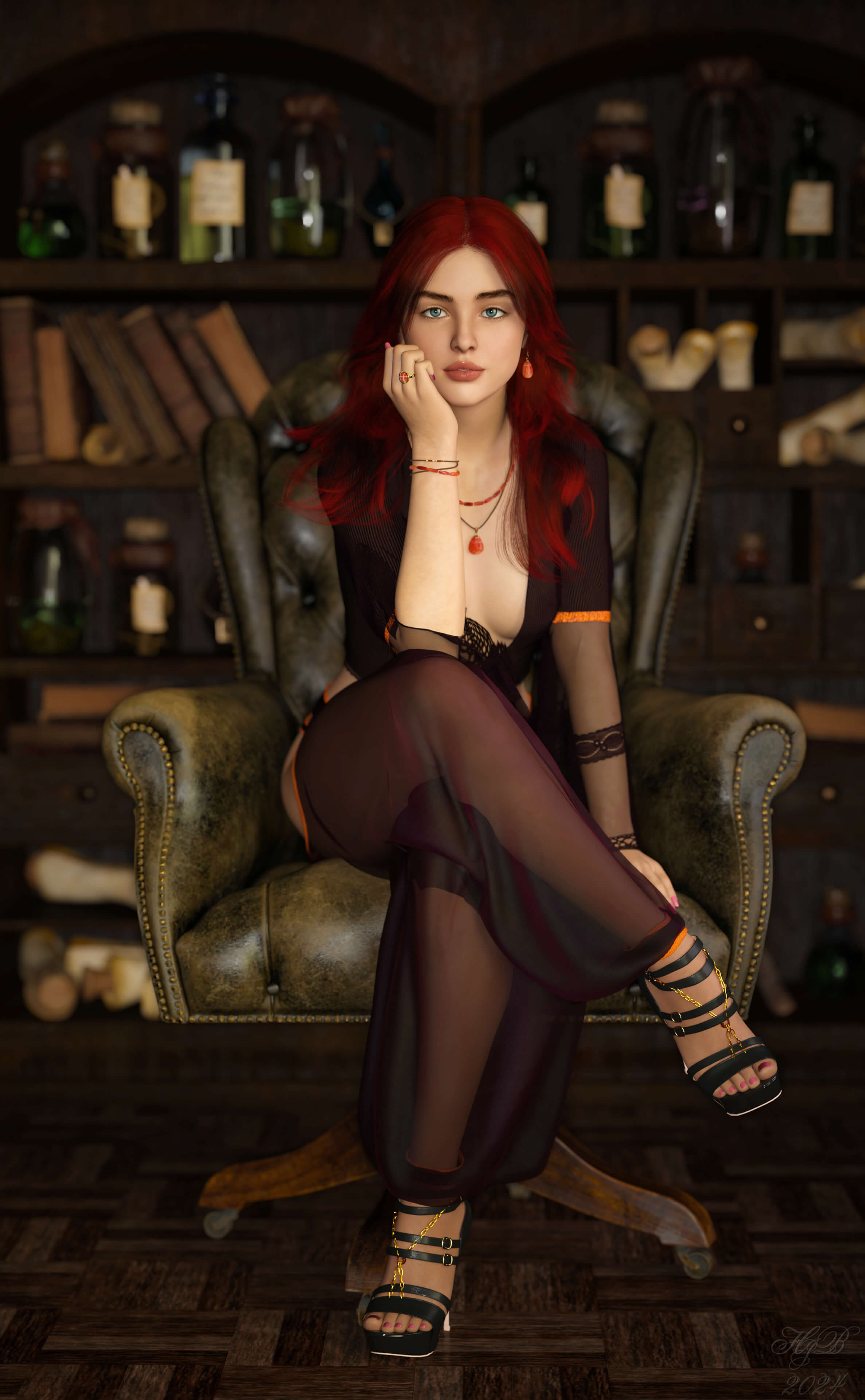 And You Are ... ? 3D Render, Digital Art by Hajoba