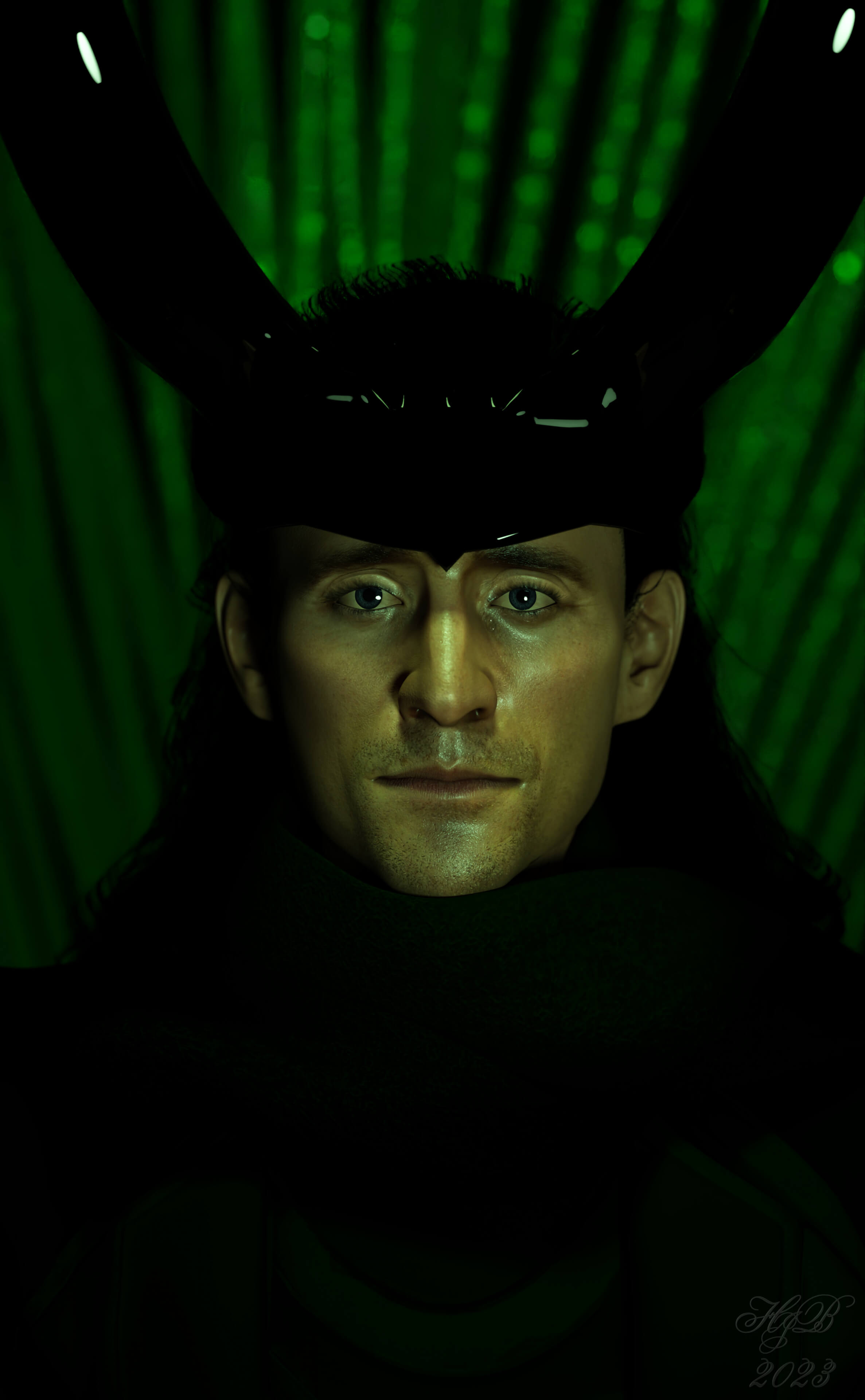 LOKI 2 3D Render, Digital Art by Hajoba