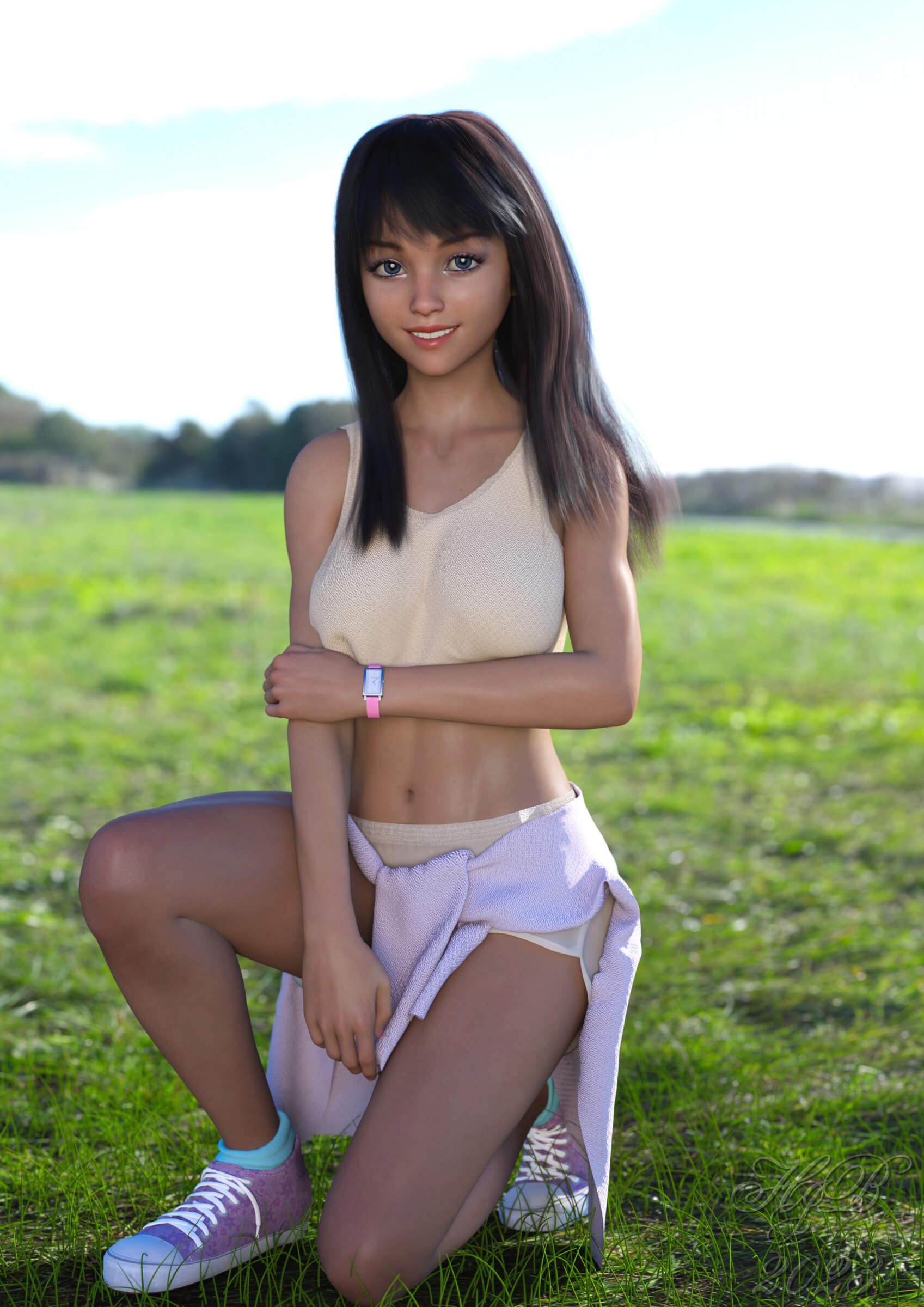 Photo Shoot 49 3D Render, Digital Art by Hajoba