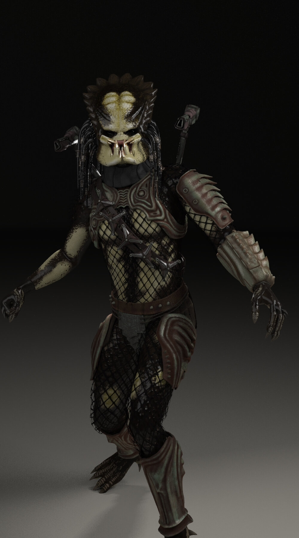 Predalien 3D Render, Digital Art by HALCON89