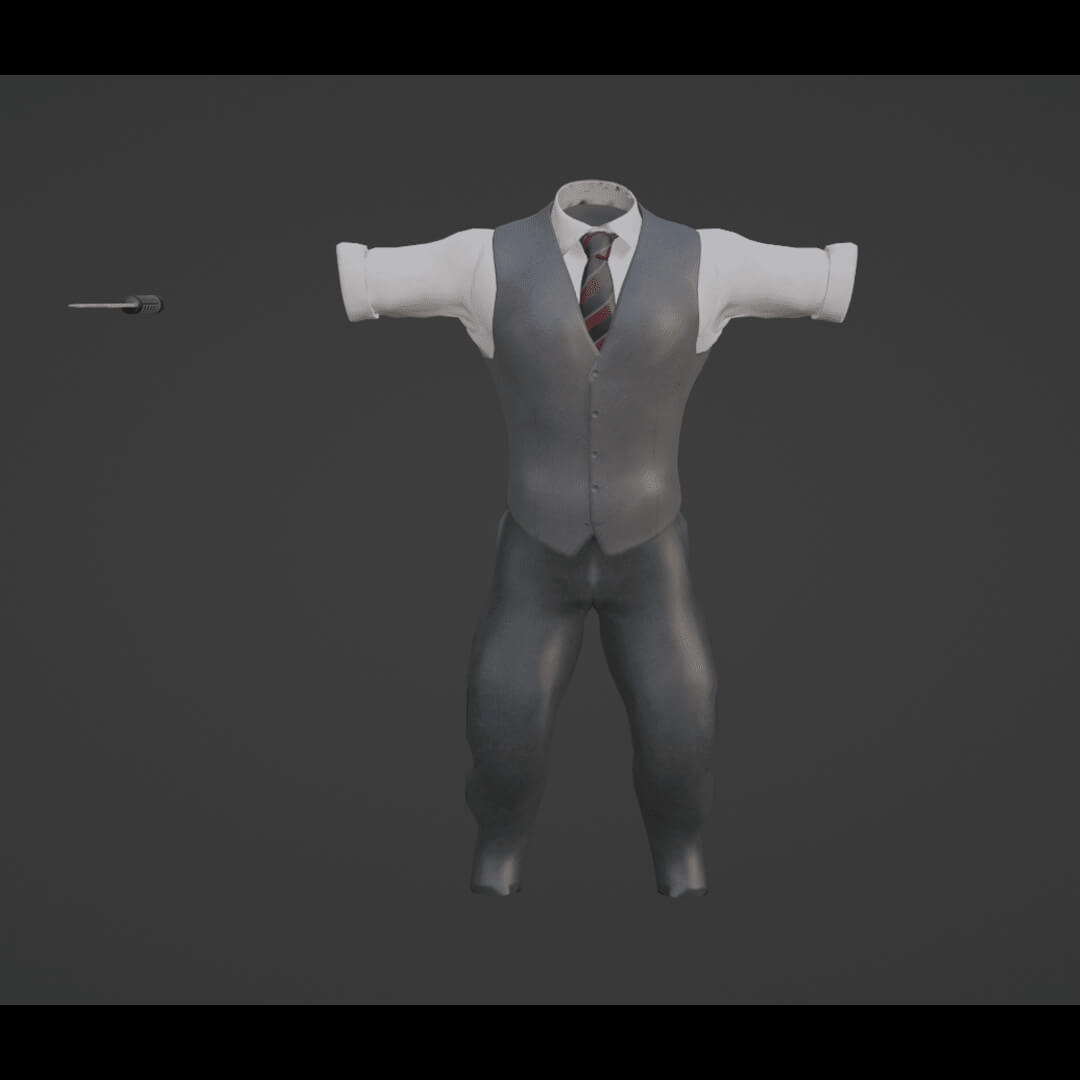 3D Wolf Model for Vrchat by Hammad Hussain