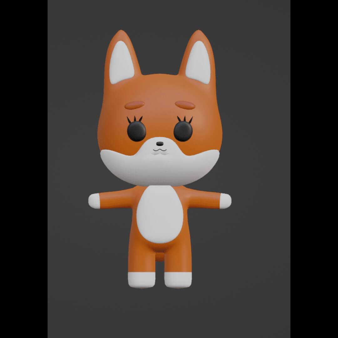Cute Cat for Vrchat & Animation - 3D Model by Hammad Hussain