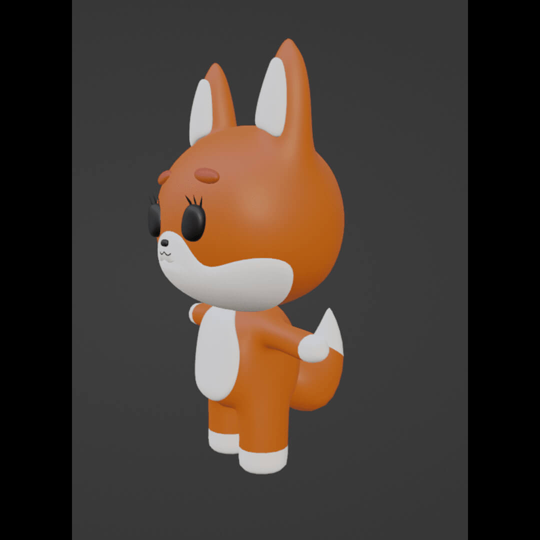 Cute Cat for Vrchat & Animation - 3D Model by Hammad Hussain
