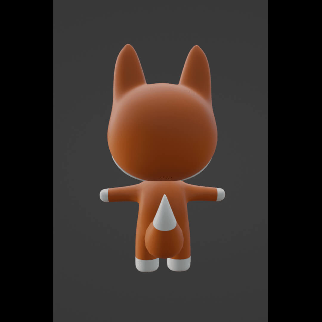 Cute Cat for Vrchat & Animation - 3D Model by Hammad Hussain