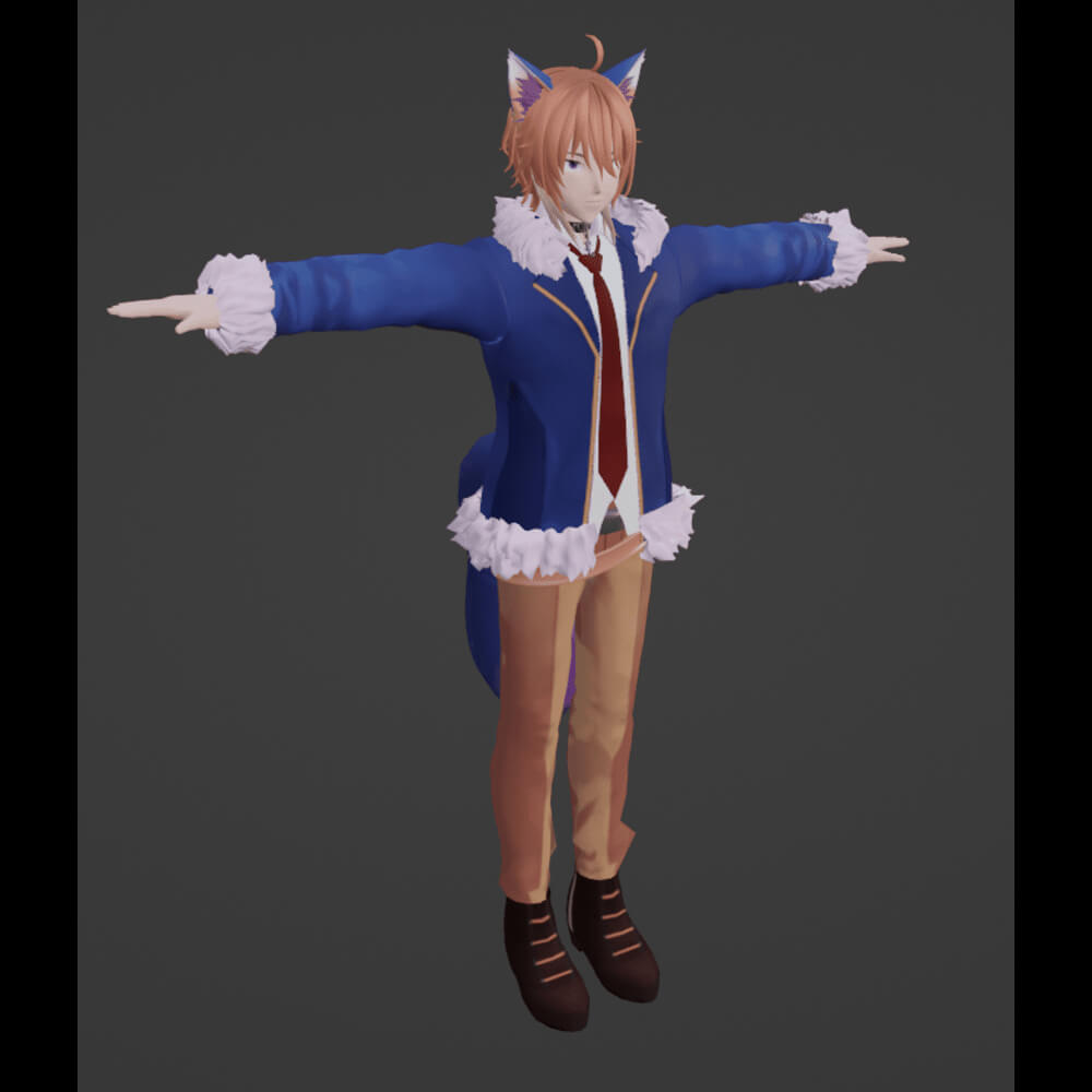 Furry Boy for Streaming - 3D Model by Hammad Hussain