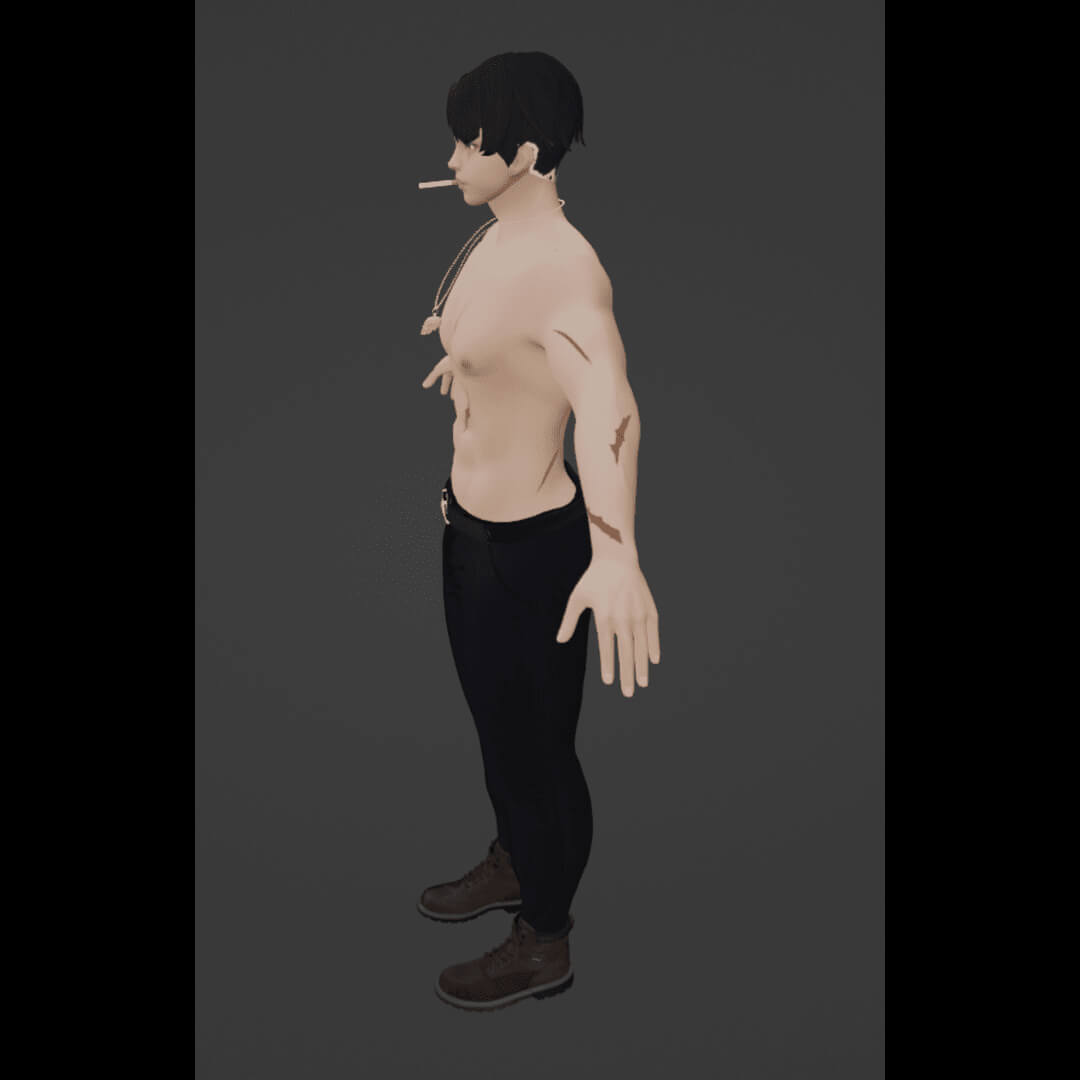 SCAR Boy for Streaming - 3D Model by Hammad Hussain SCAR Boy for Streaming - 3D Model by Hammad Hussain