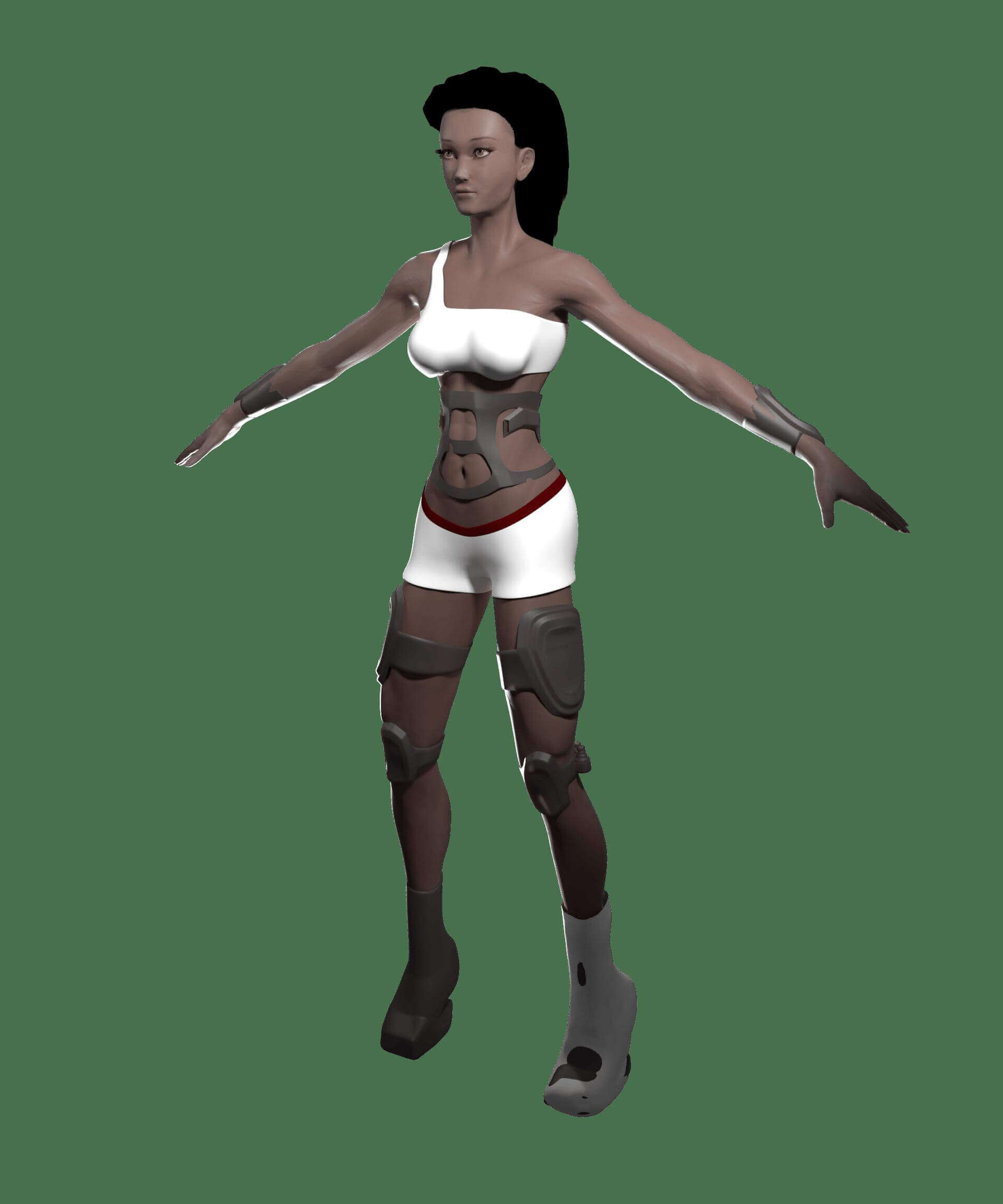 Sexy Girl 3d Render Digital Art By Hamzaisrar 4021