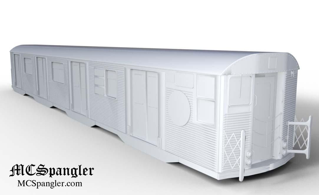 Subway Train R-32 3D Render | RenderHub Gallery