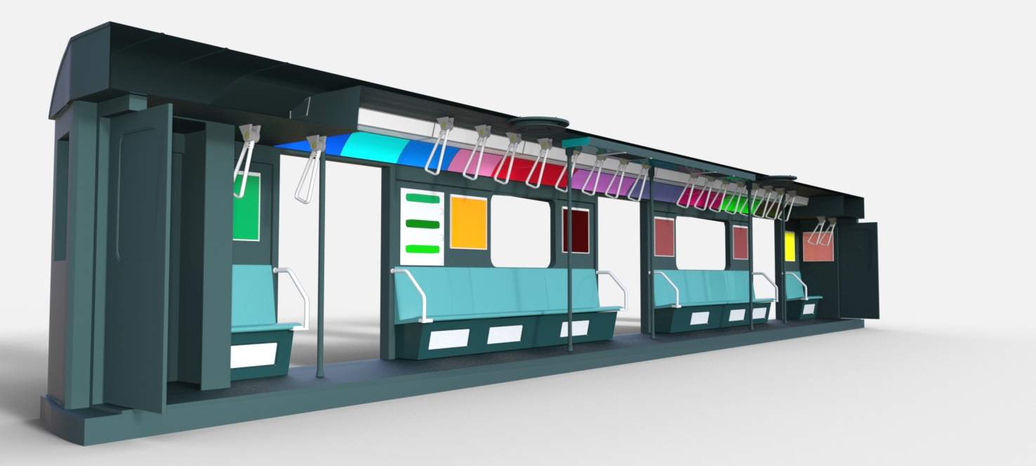 Subway Train R36 - 3D Model by Handyman454
