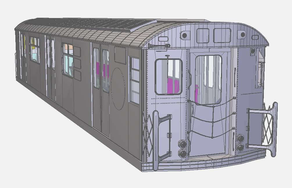 Subway Train R36 - 3D Model by Handyman454