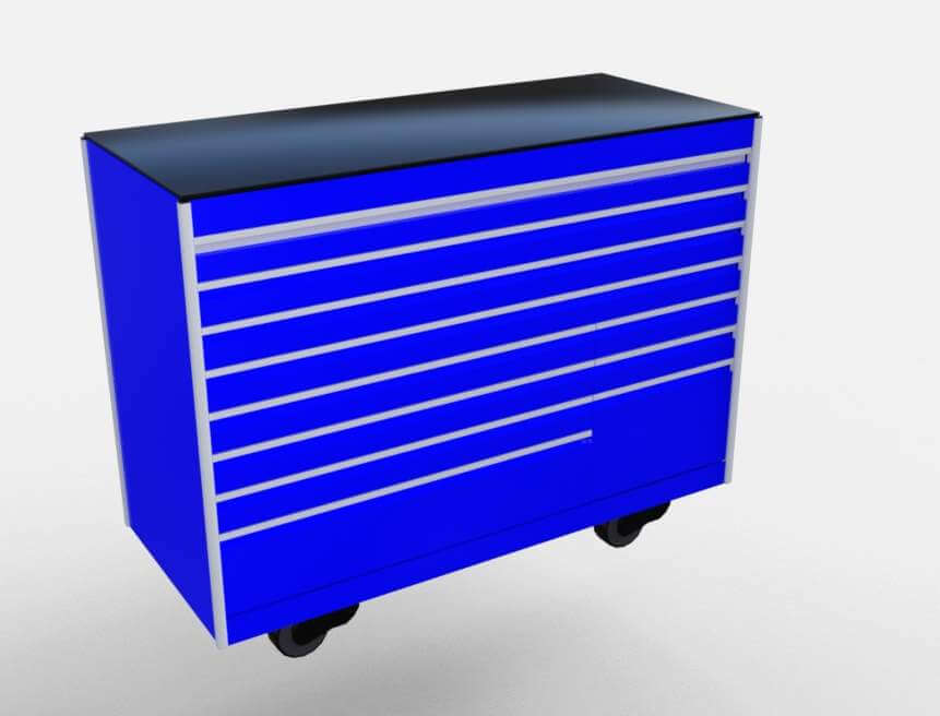 Tool Box Roll Around - 3D Model by Handyman454