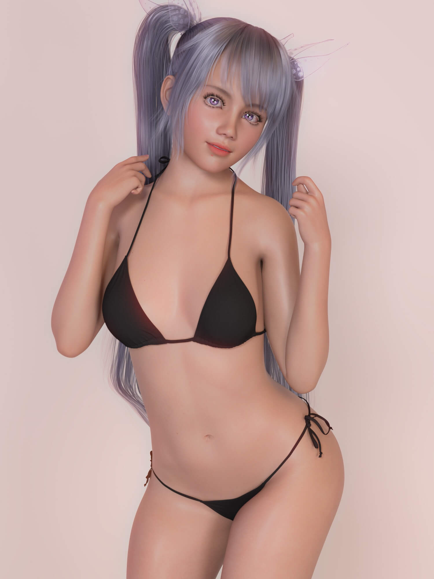 Kanade 3D Render, Digital Art by haniwaselect