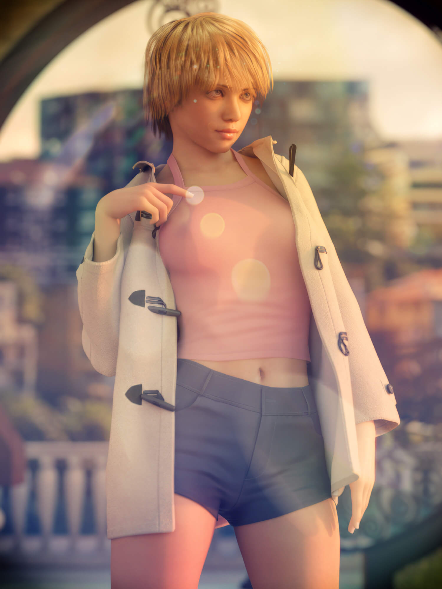 Twilight 3D Render, Digital Art by haniwaselect