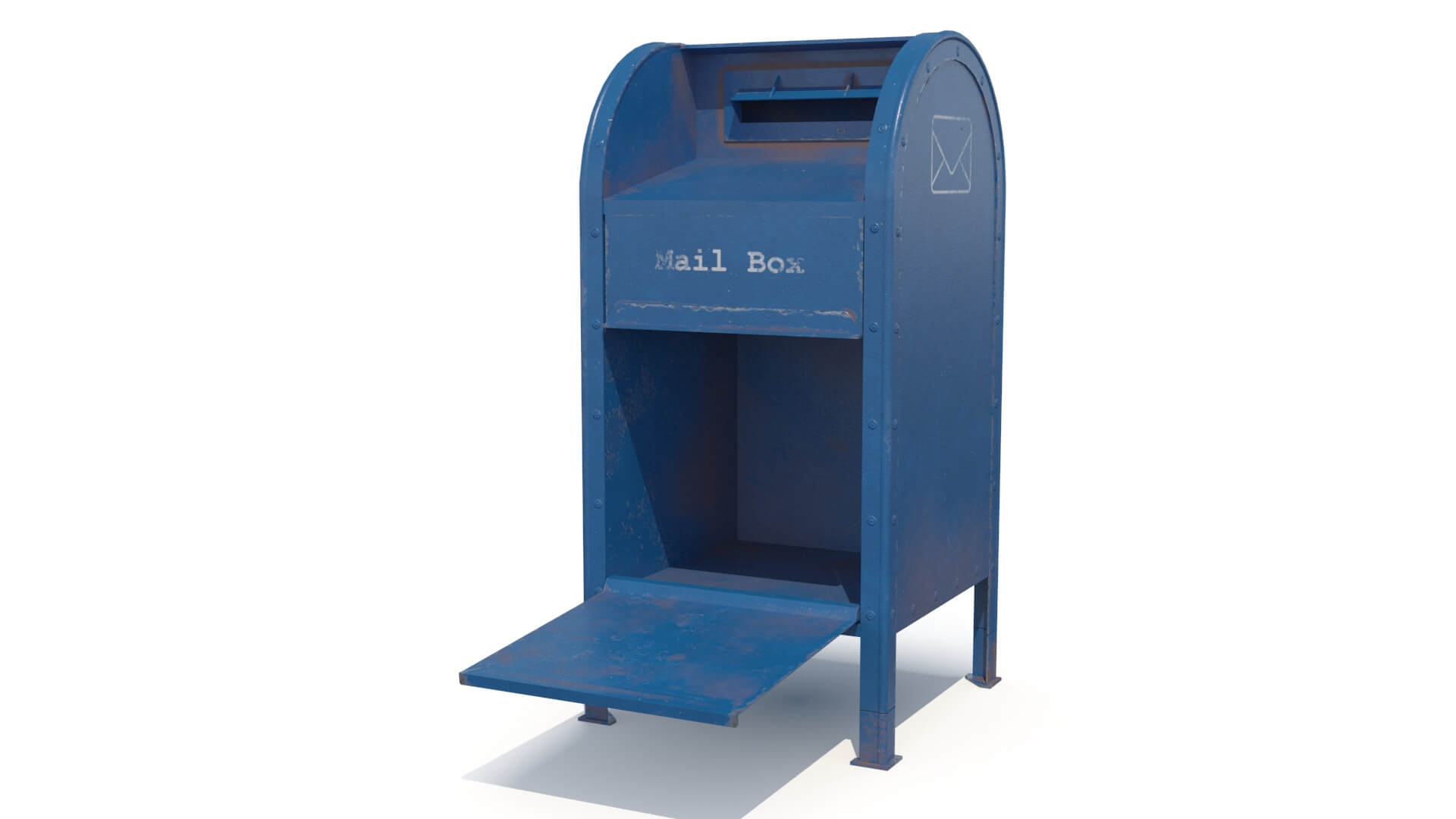 Street Mail Box - 3D Model by HaNky154