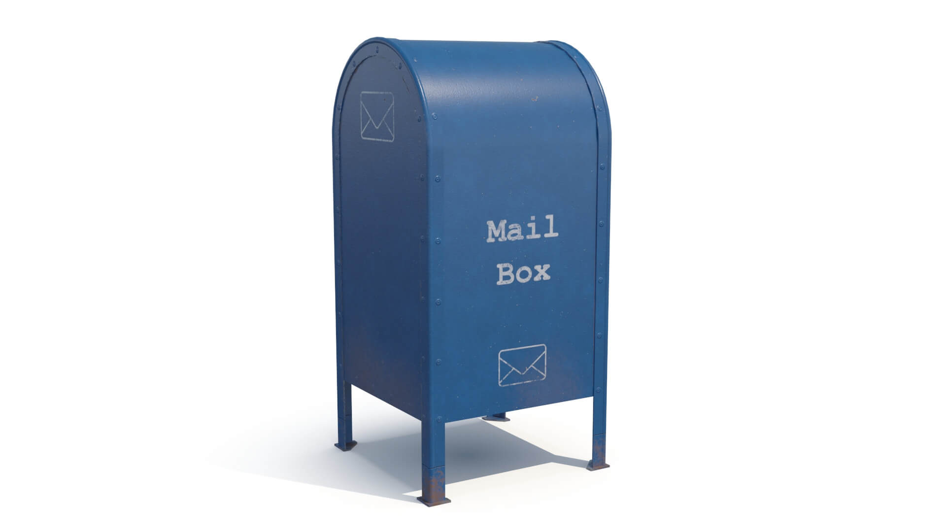 Street Mail Box - 3D Model by HaNky154
