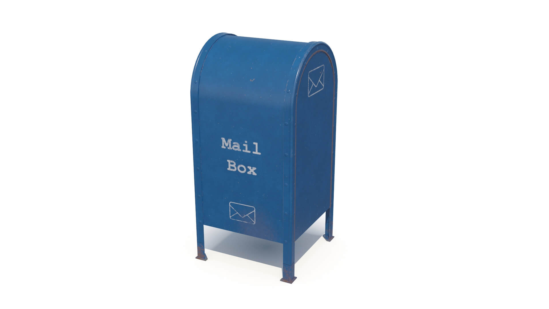 Street Mail Box - 3D Model by HaNky154