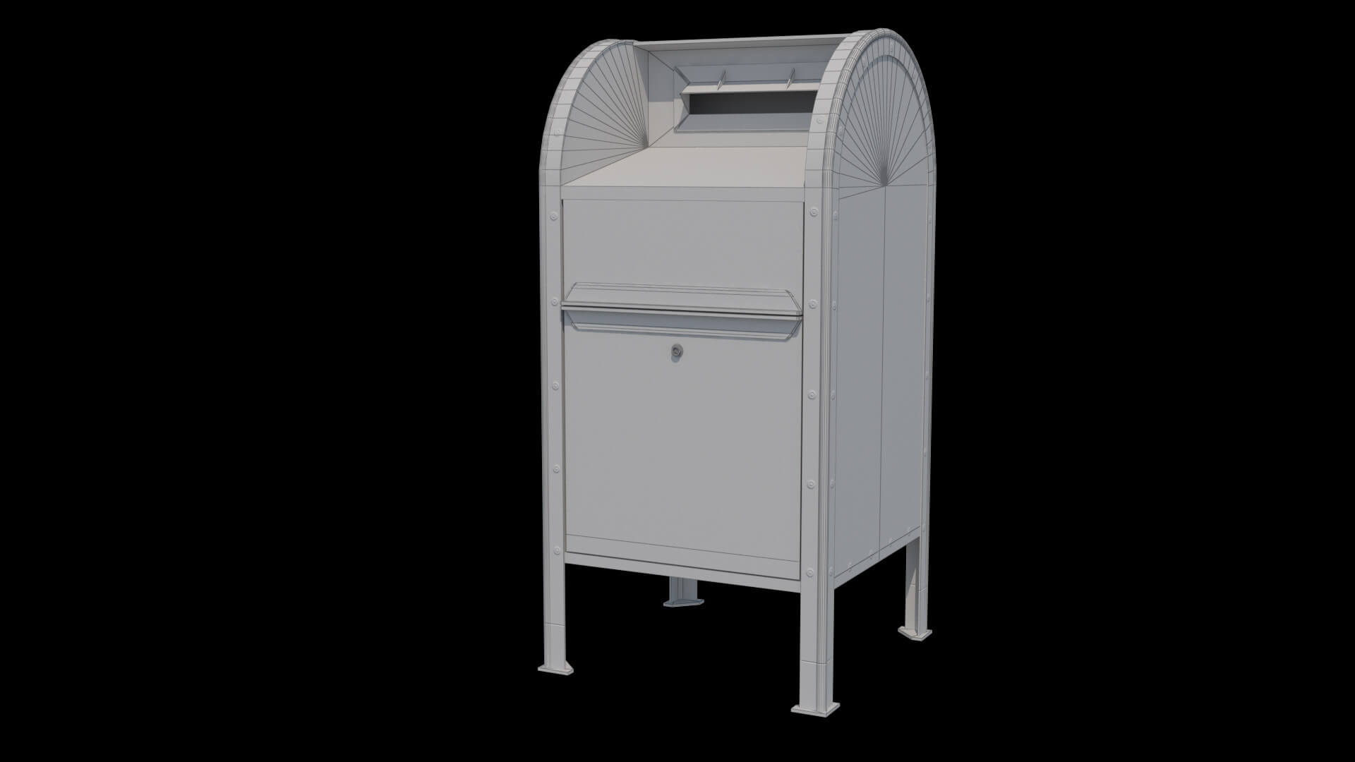 Street Mail Box - 3D Model by HaNky154