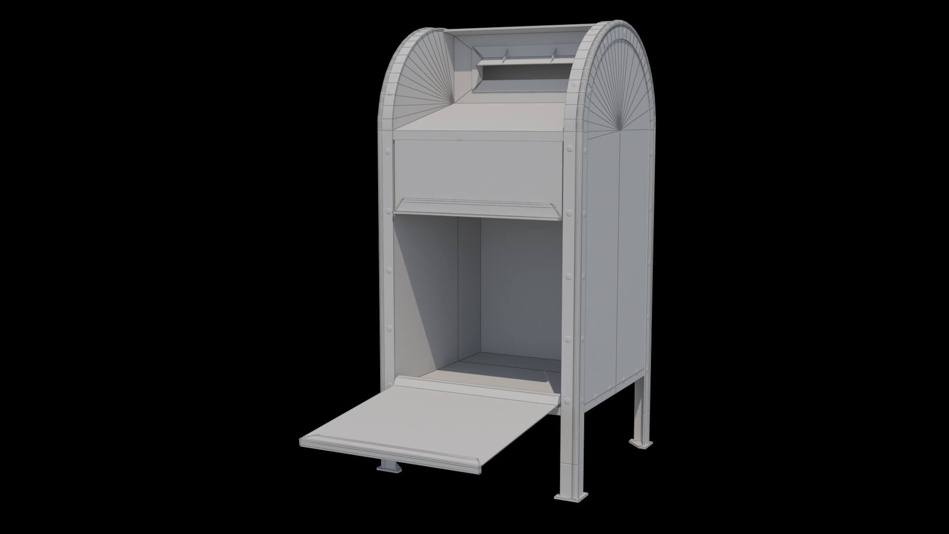 Street Mail Box - 3D Model by HaNky154