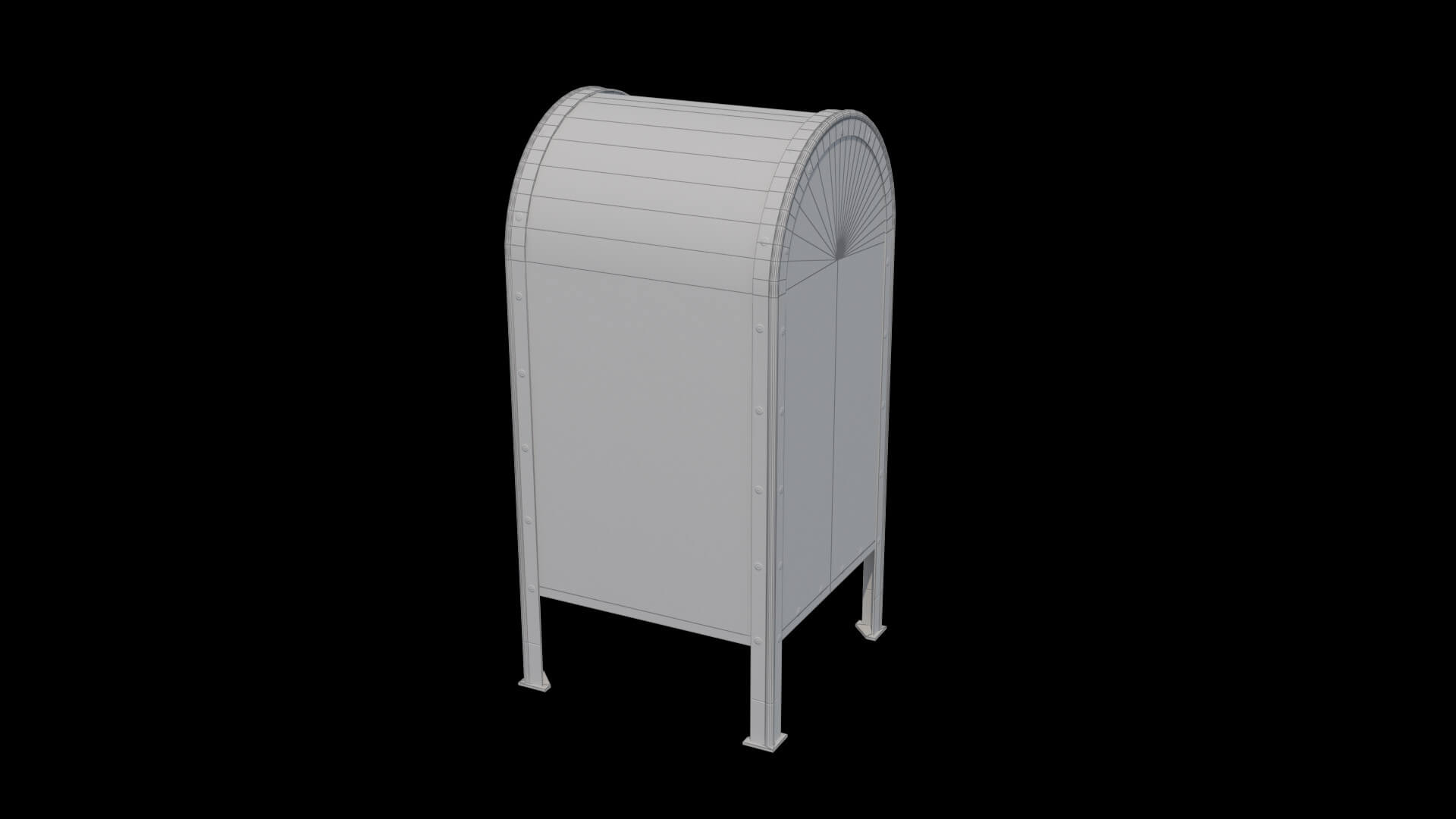 Street Mail Box - 3D Model by HaNky154