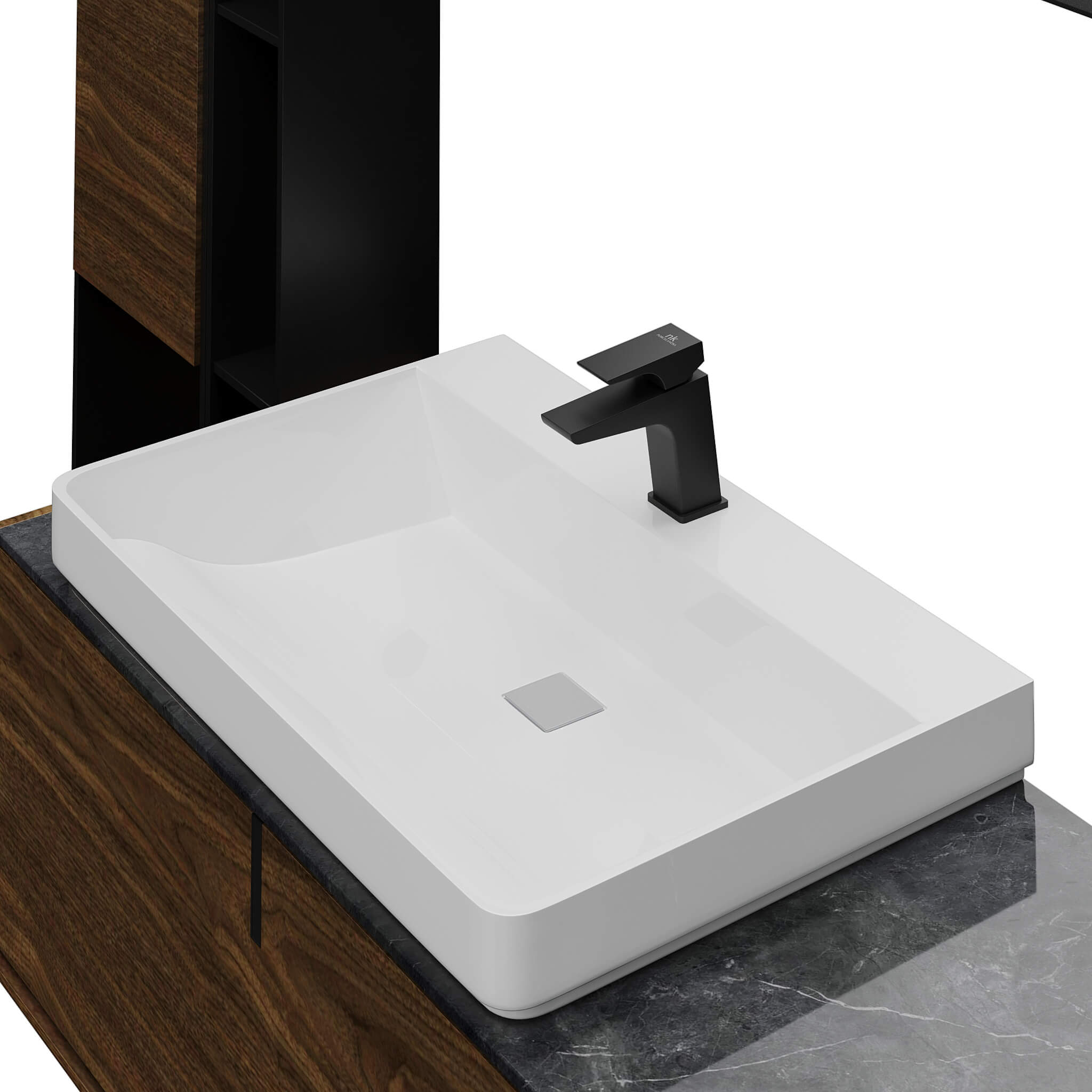 Bathroom Furniture Gamadecor Ciclo - 3D Model by HannaSoloma