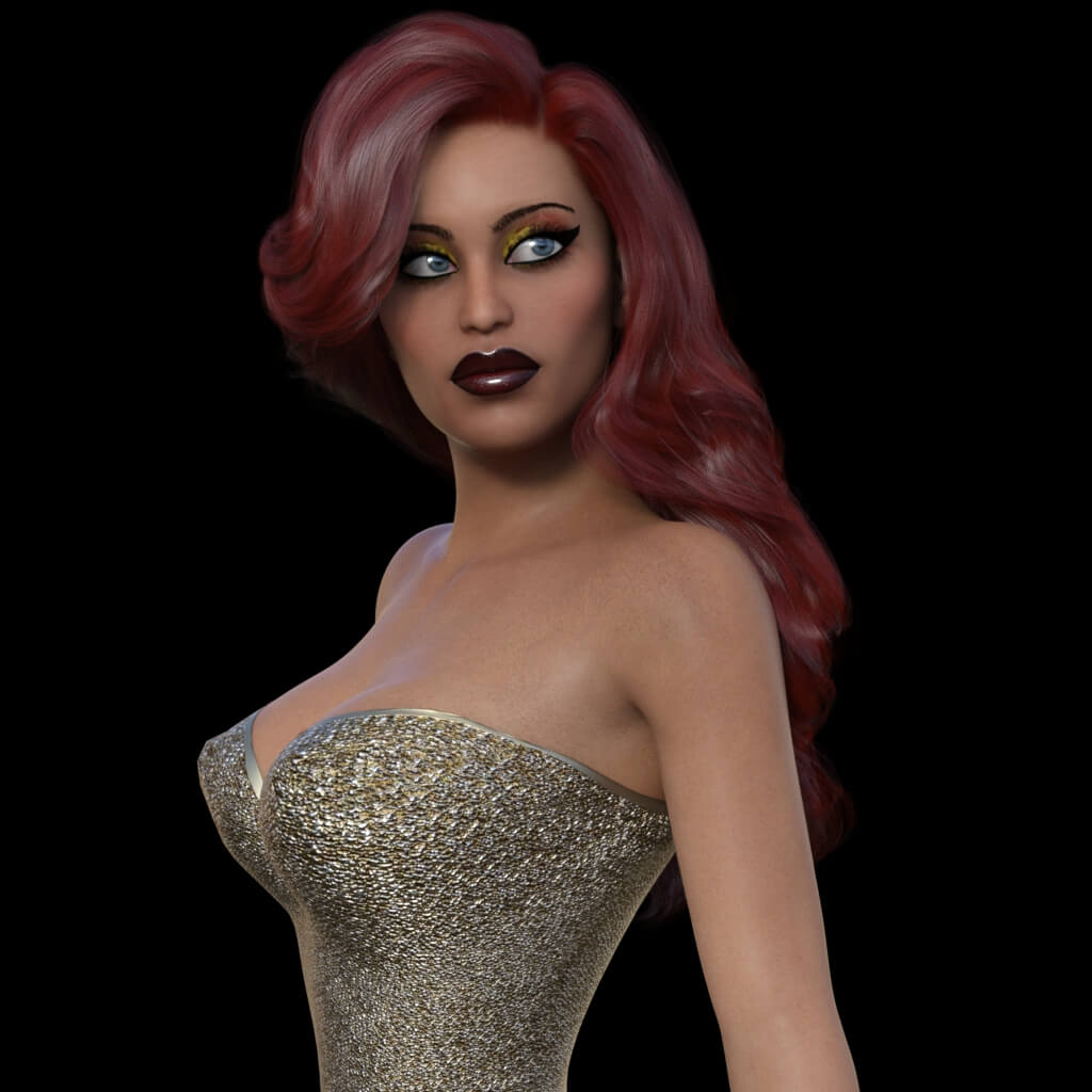 Ginger 3D Render, Digital Art by Hannes W