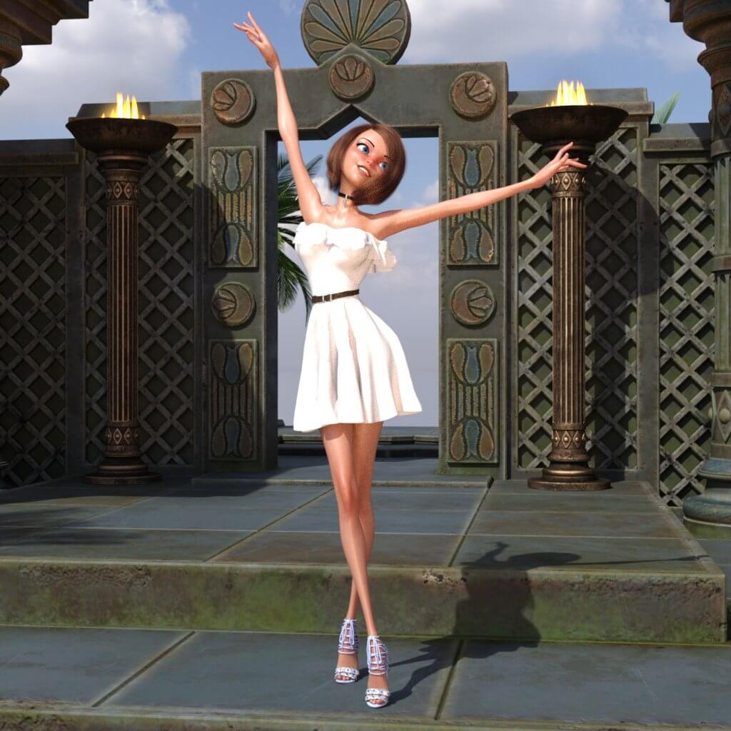 Marian 3D Render, Digital Art by Hannes W