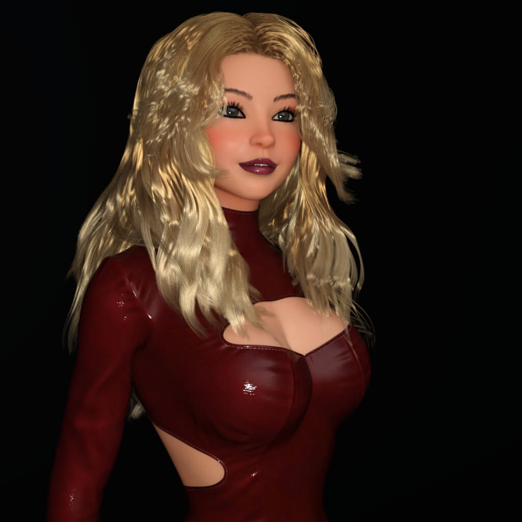 Mindy 3d Render Digital Art By Hannes W