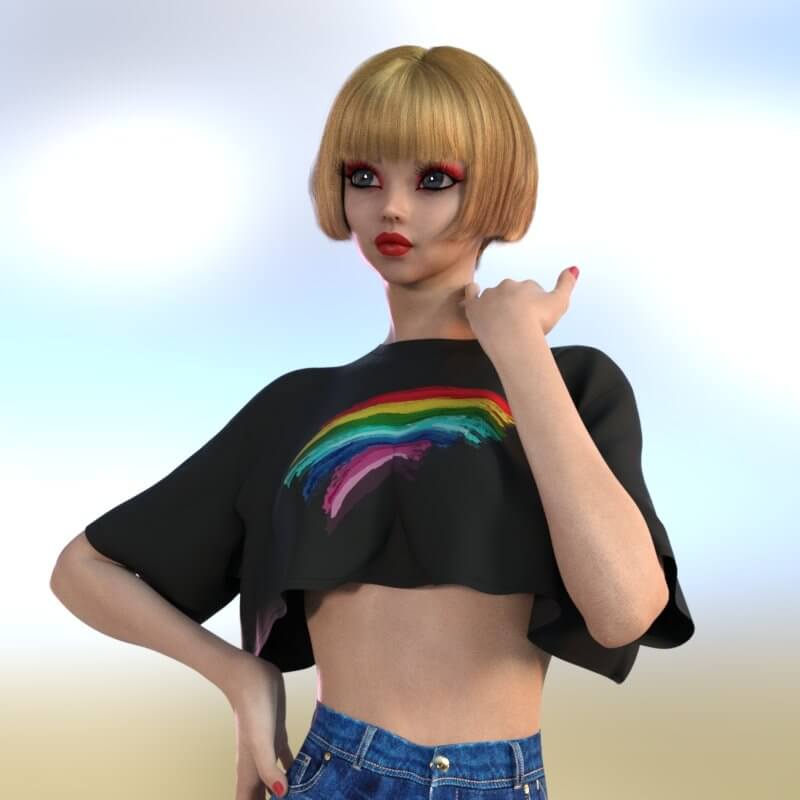 Momo 3 3D Render, Digital Art by Hannes W