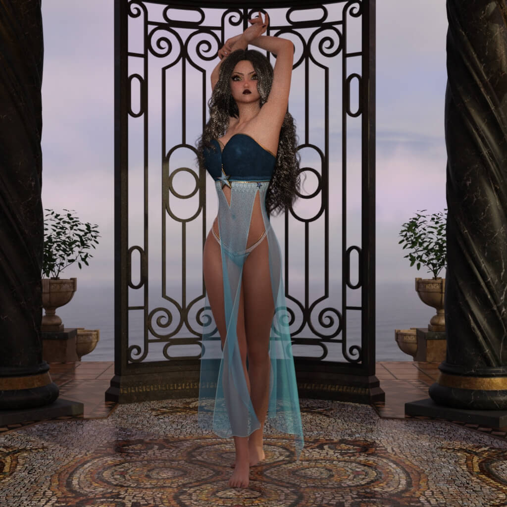 Nele 3D Render, Digital Art by Hannes W